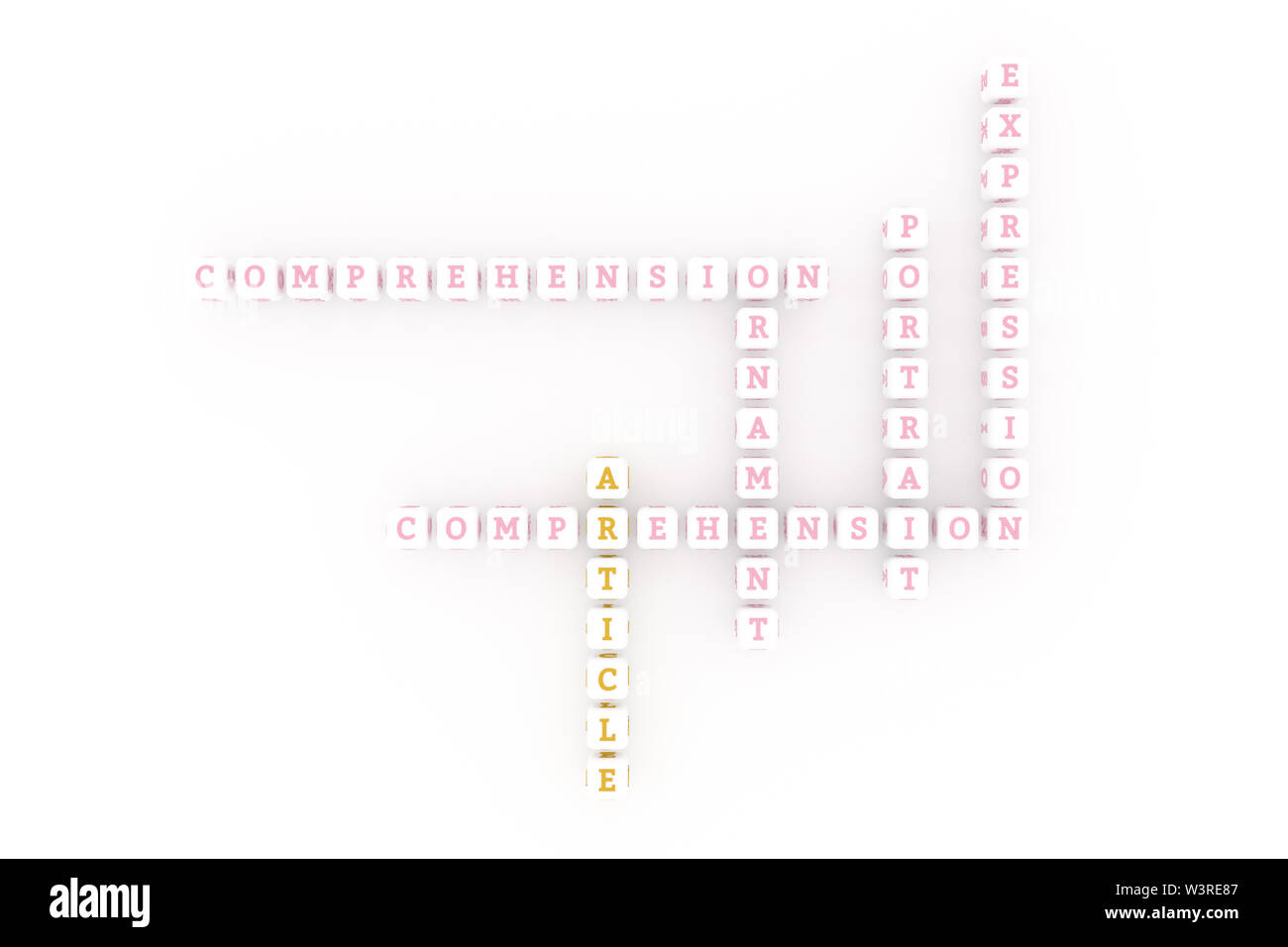 Article, creative keyword crossword. For web page or design, as graphic ...