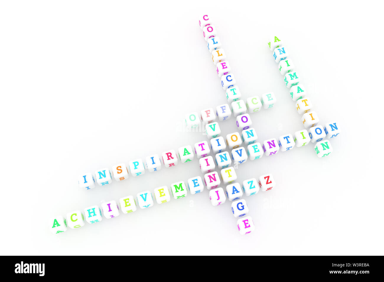 Office, creative keyword crossword. For web page or design, as graphic ...