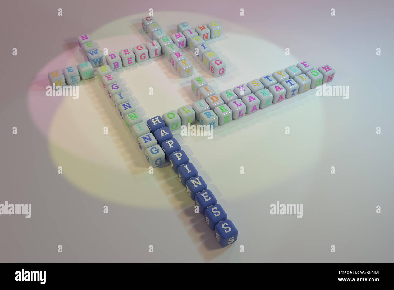 Happiness, happy keyword crossword. For web page or design, as graphic ...