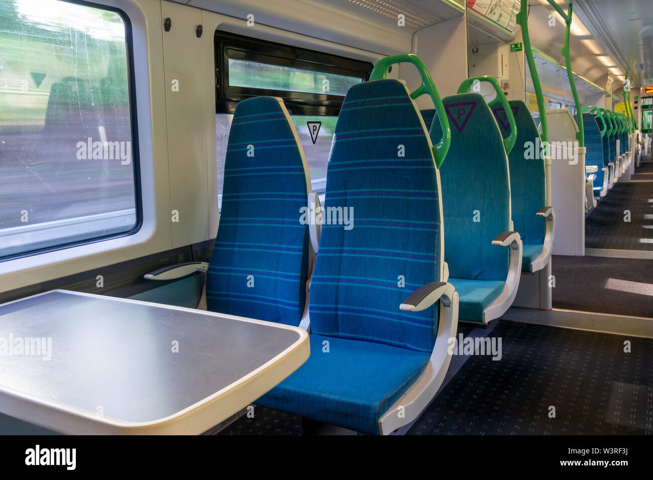 Panoramic view of a modern train hi-res stock photography and images ...