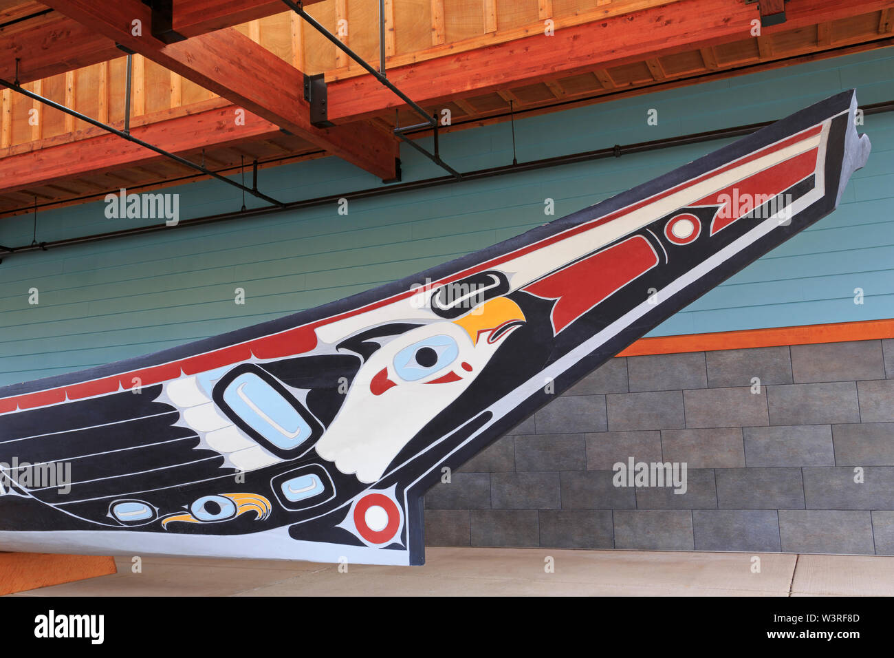Tlingit Ceremonial Canoe, Sitka, Alaska, USA Stock Photo - Alamy