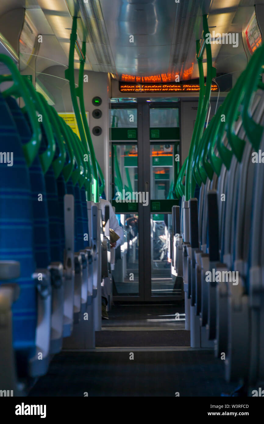Panoramic view of a modern train hi-res stock photography and images ...