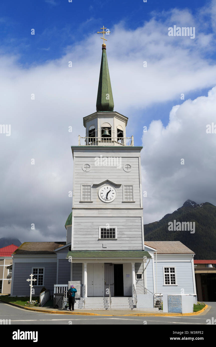 St. Michael's Russian Orthodox Church, Sitka, Alaska, USA Stock Photo ...