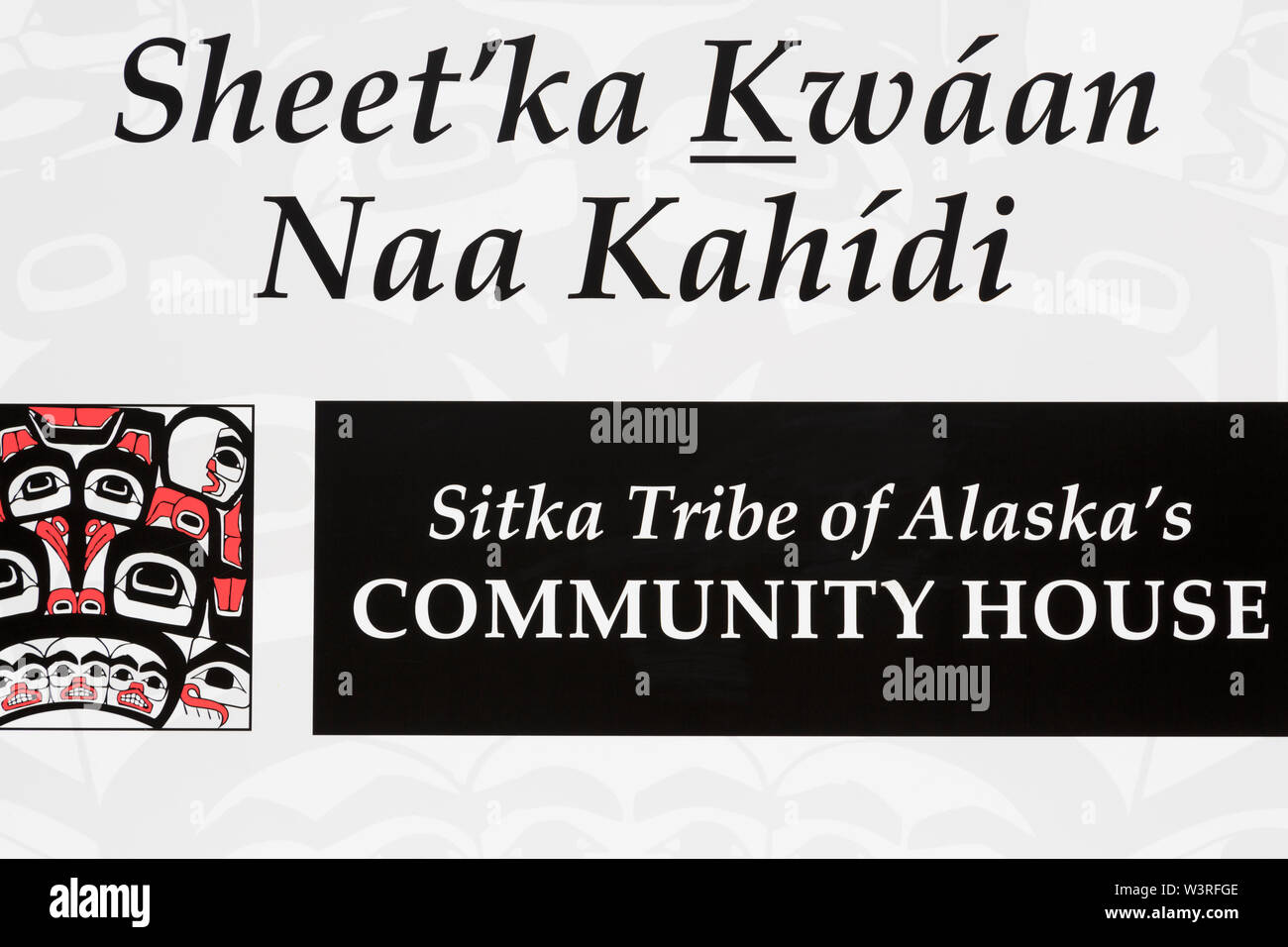 Sitka tribe community house hi-res stock photography and images - Alamy