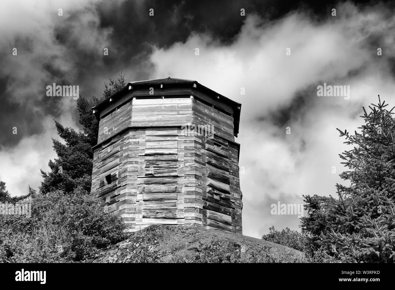 Block House, Sitka, Alaska, USA Stock Photo - Alamy