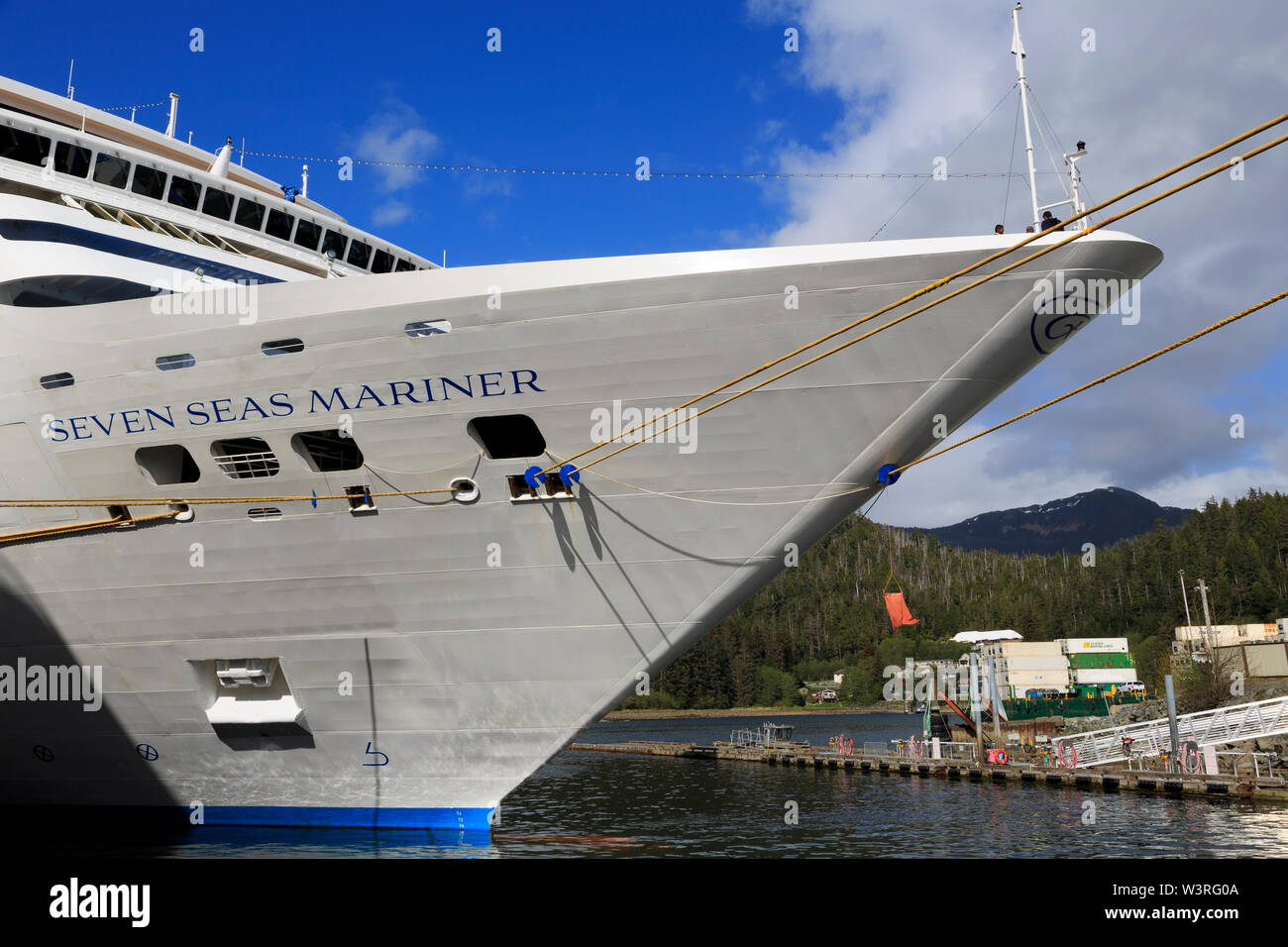 Cruise ship, Old Sitka Dock, Sitka, Alaska, USA Stock Photo - Alamy