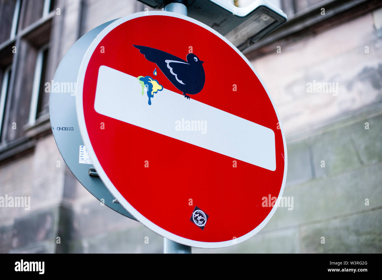Funny modification of traffic sign hi-res stock photography and images ...