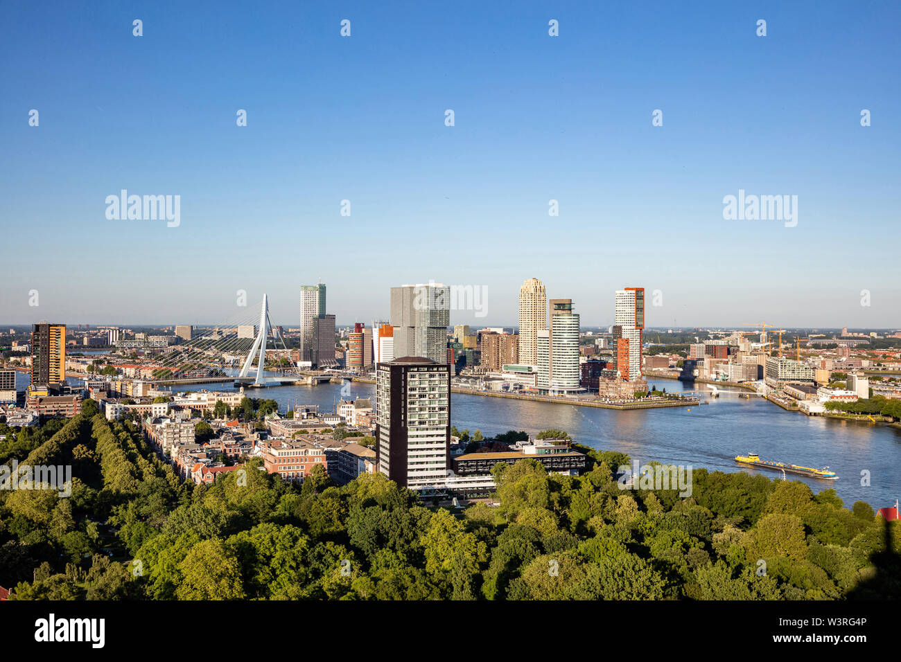 Rotterdam aerial view of the city hi-res stock photography and images ...