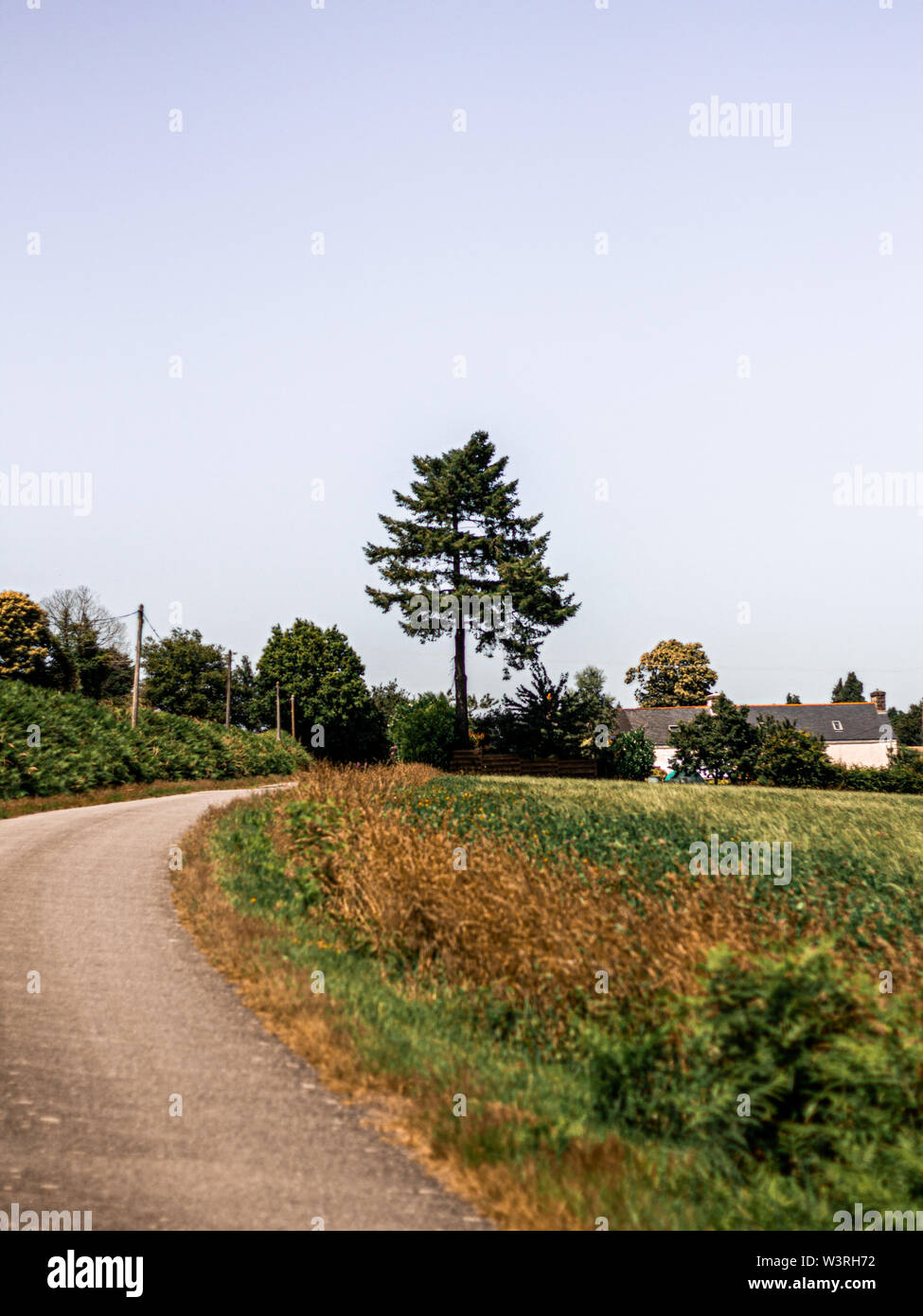 Landscape in France Stock Photo - Alamy