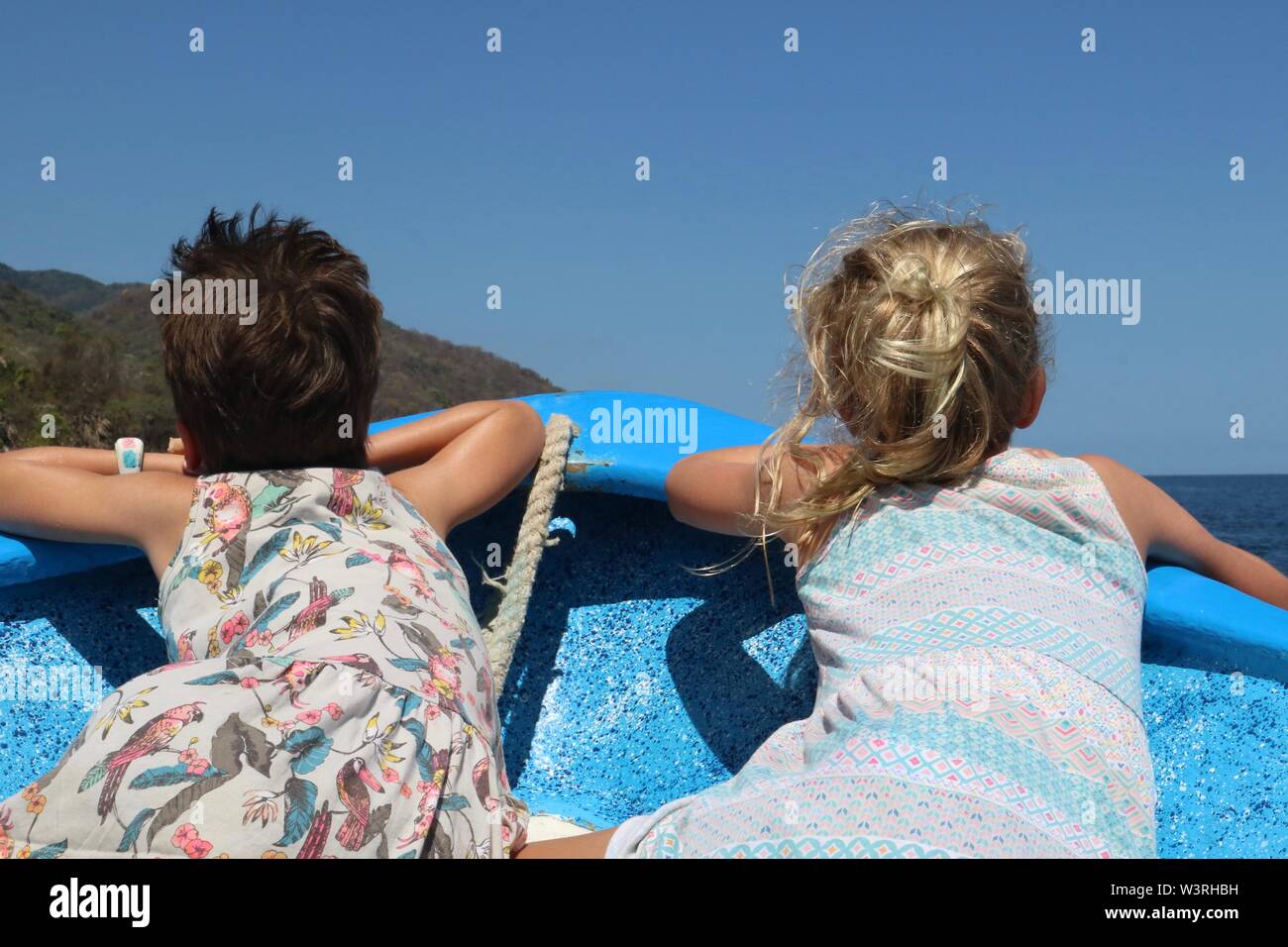 Two girls fishing hi-res stock photography and images - Alamy