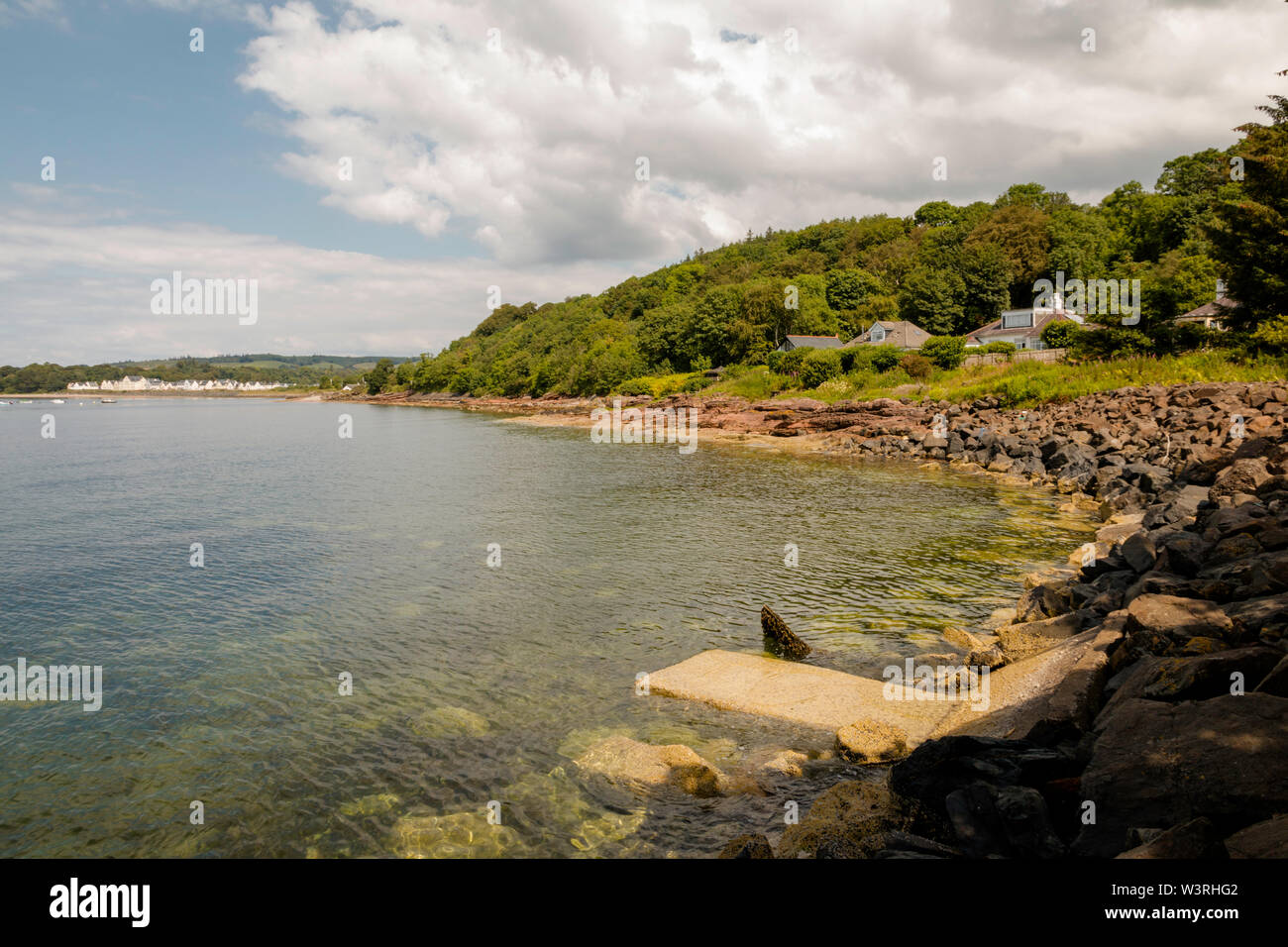 Wemyss Bay to Inverkip Coastline July 15th 2019 Stock Photo - Alamy