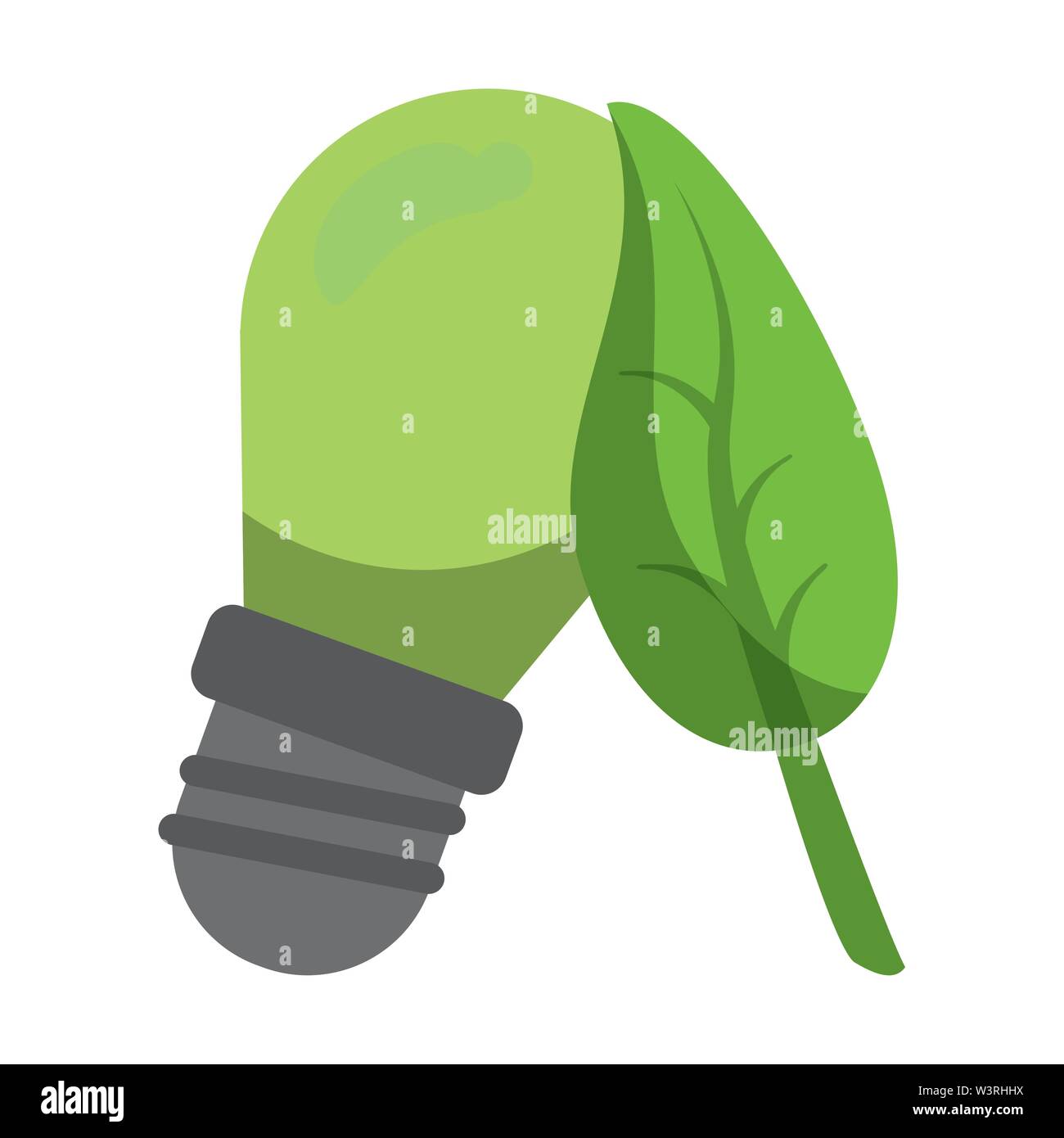 green energy ecology lightbulb cartoon Stock Vector Image & Art - Alamy