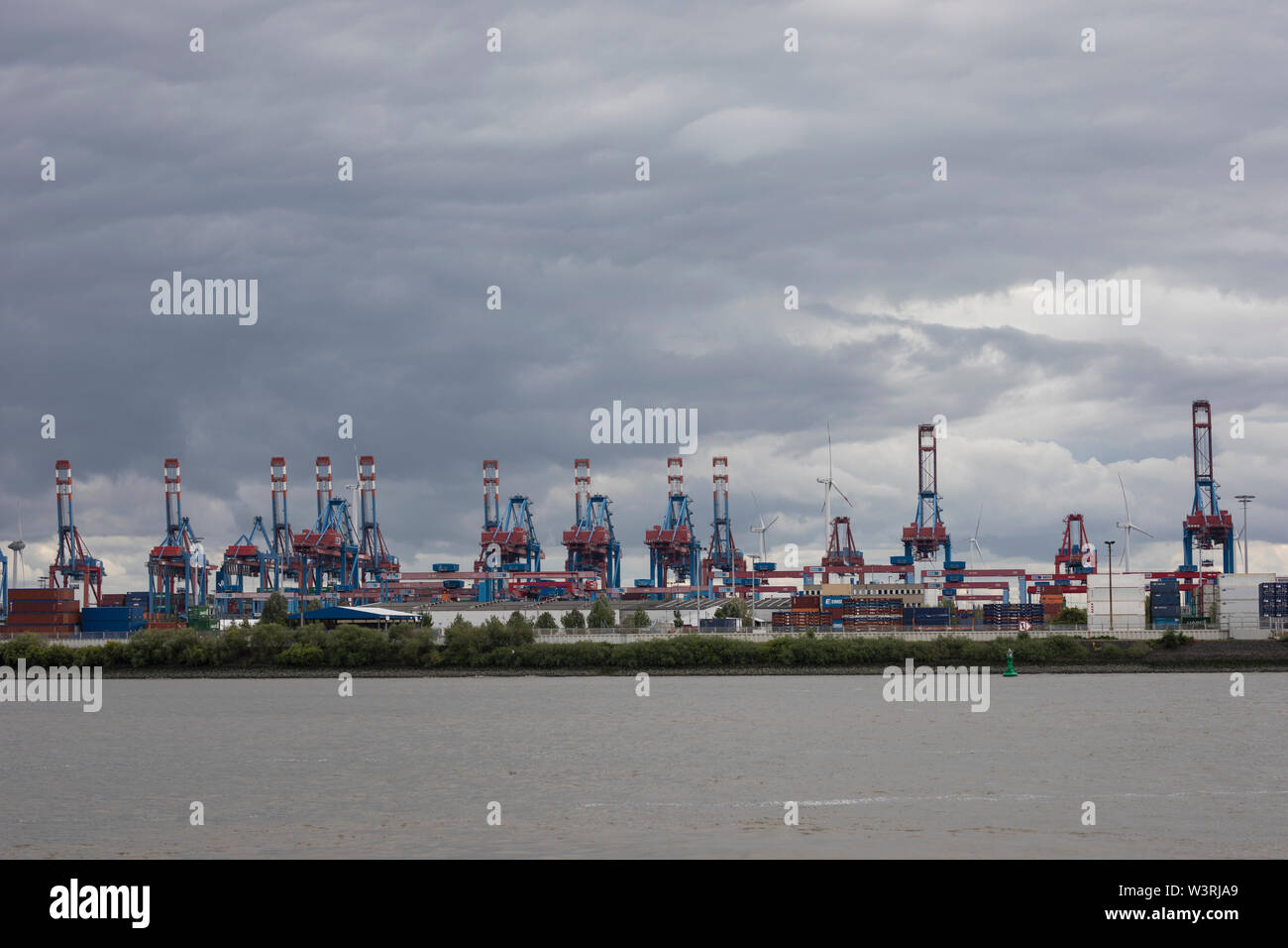 Container transport terminals hi-res stock photography and images - Alamy