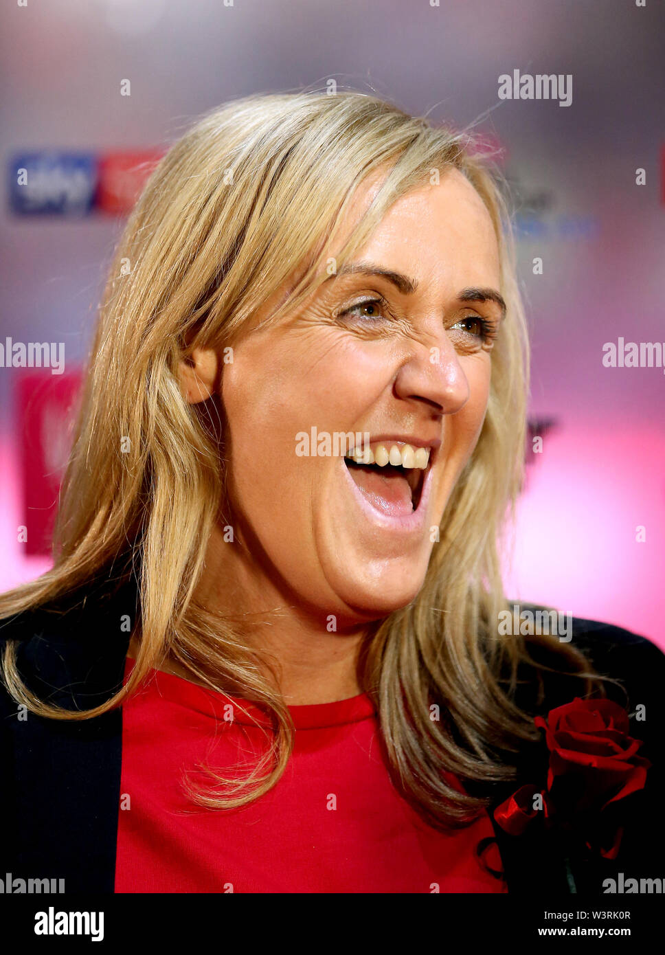 England netball head coach tracey neville speaks hi-res stock ...
