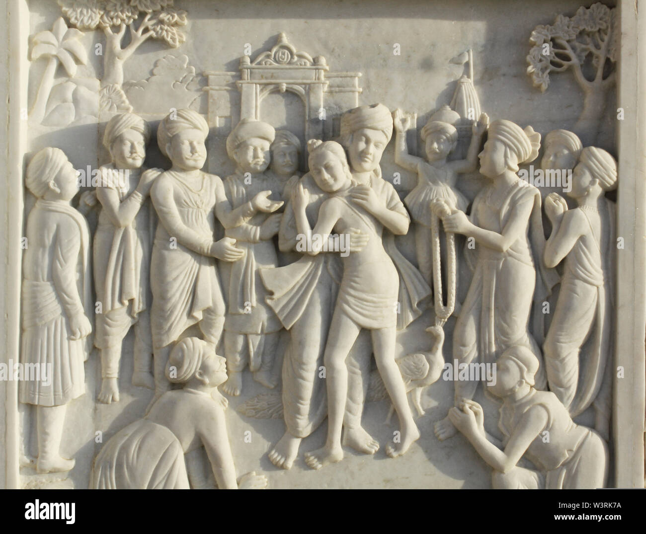 Engraving in Swaminarayantemple Stock Photo - Alamy