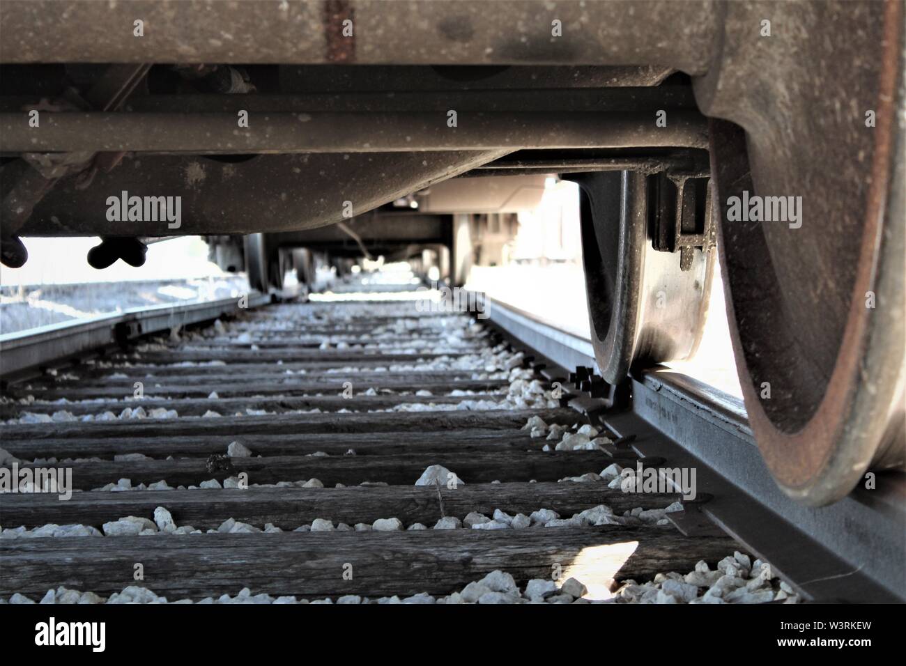 Rustic train wheels hi-res stock photography and images - Alamy