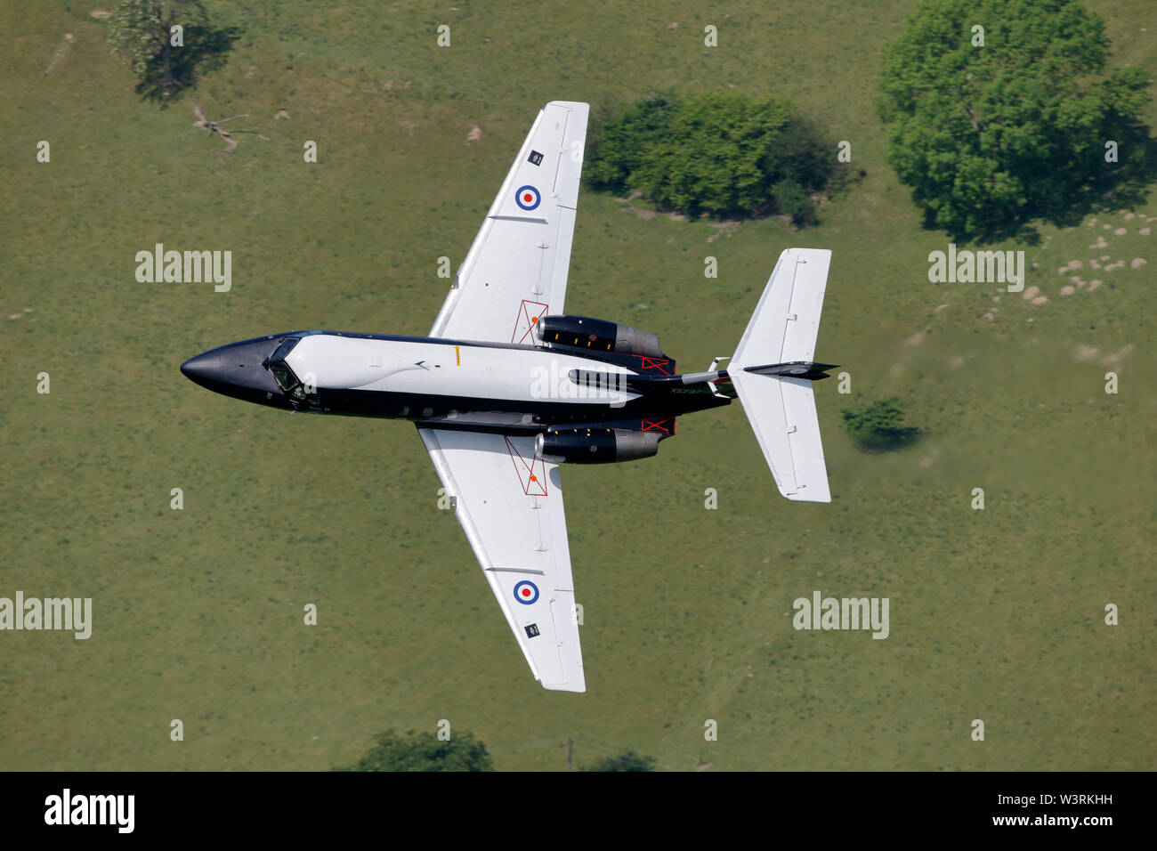 Hawker Siddeley HS-125-2 Dominie T1 XS727 cn 25045 Low level Corris ...