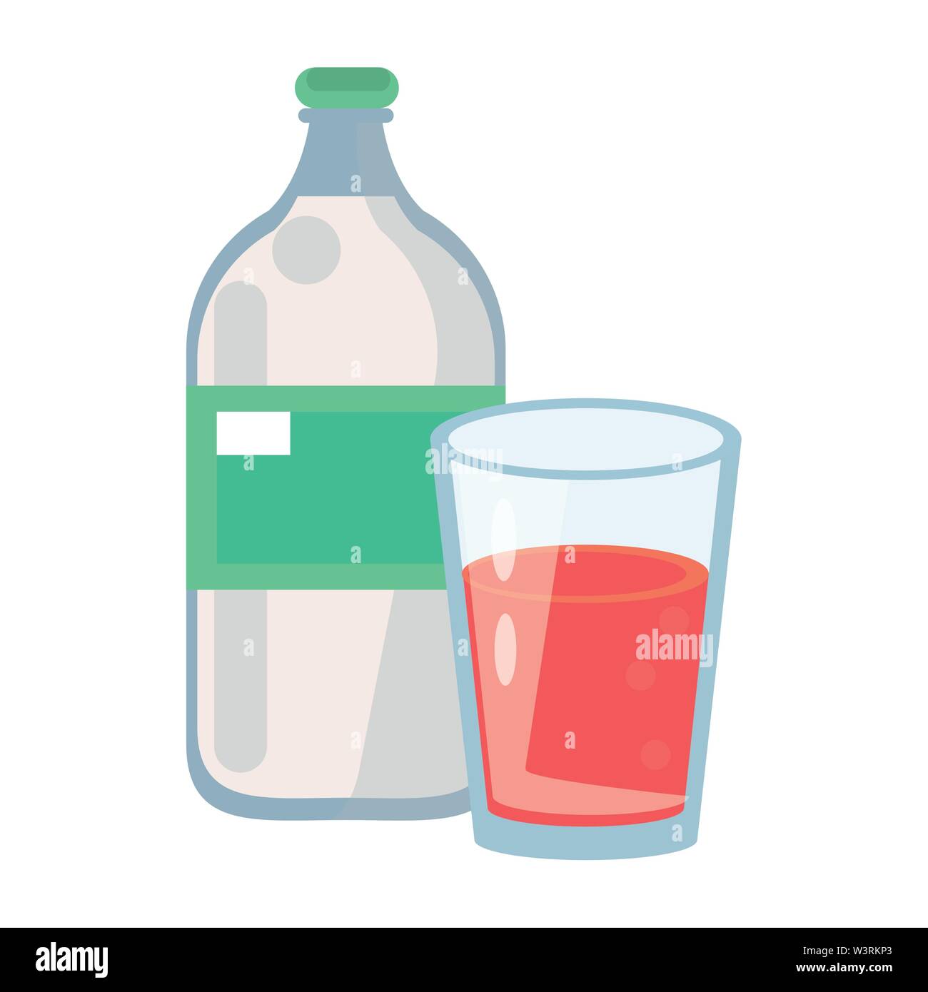 healthy drink juice nature cartoon Stock Vector Image & Art - Alamy