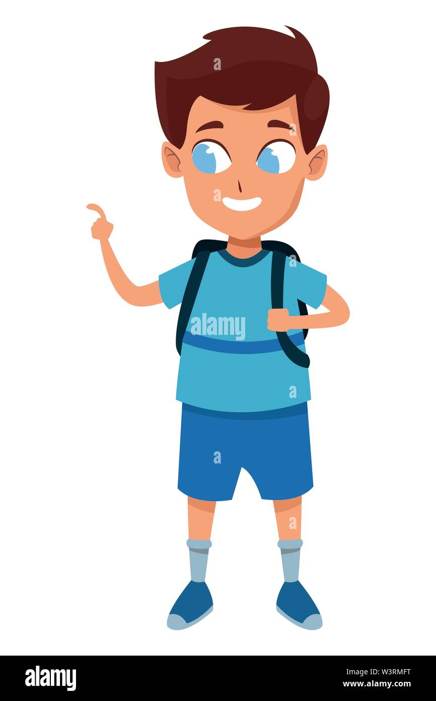 adorable cute young boy cartoon Stock Vector Image & Art - Alamy