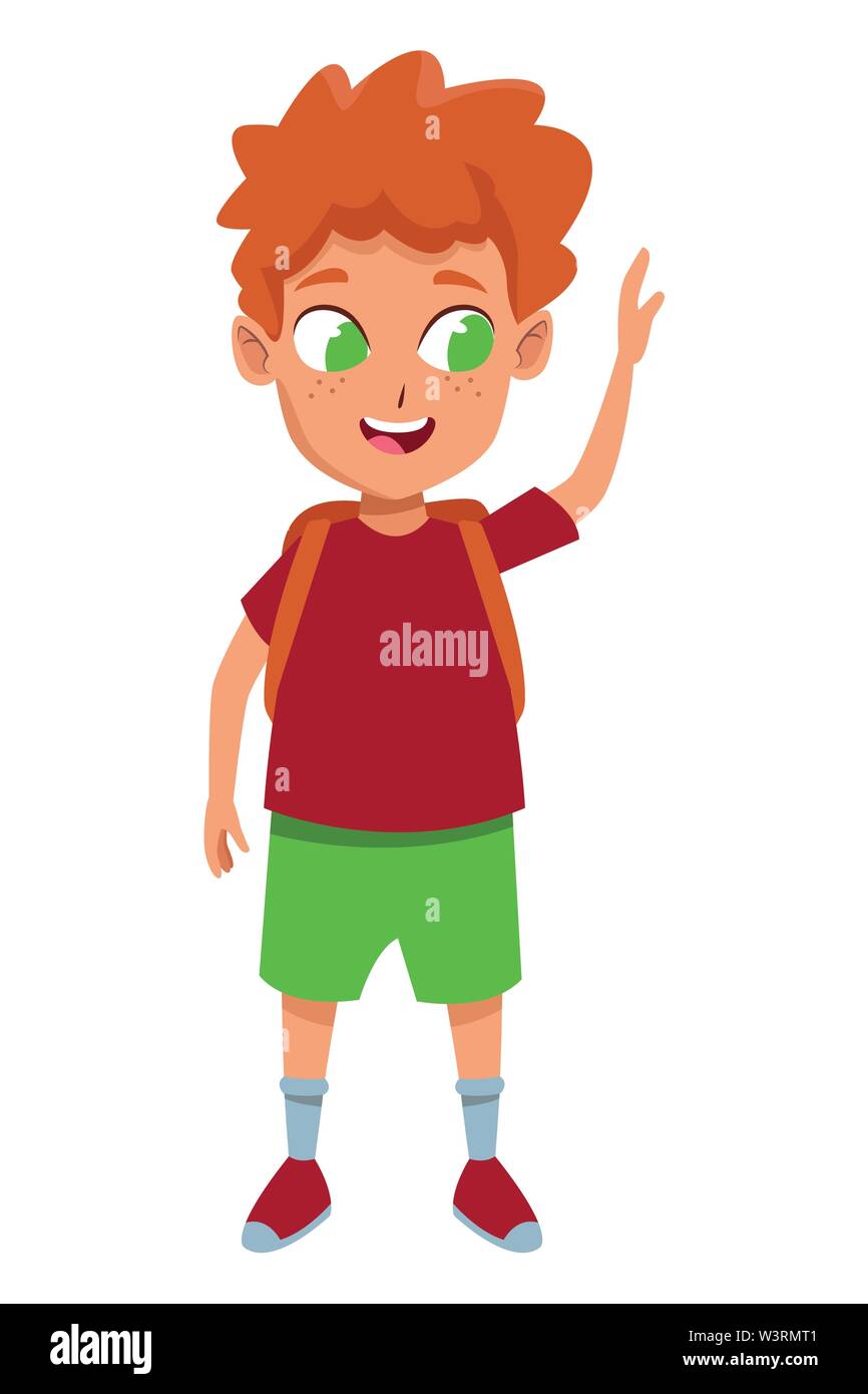 adorable cute young boy cartoon Stock Vector Image & Art - Alamy