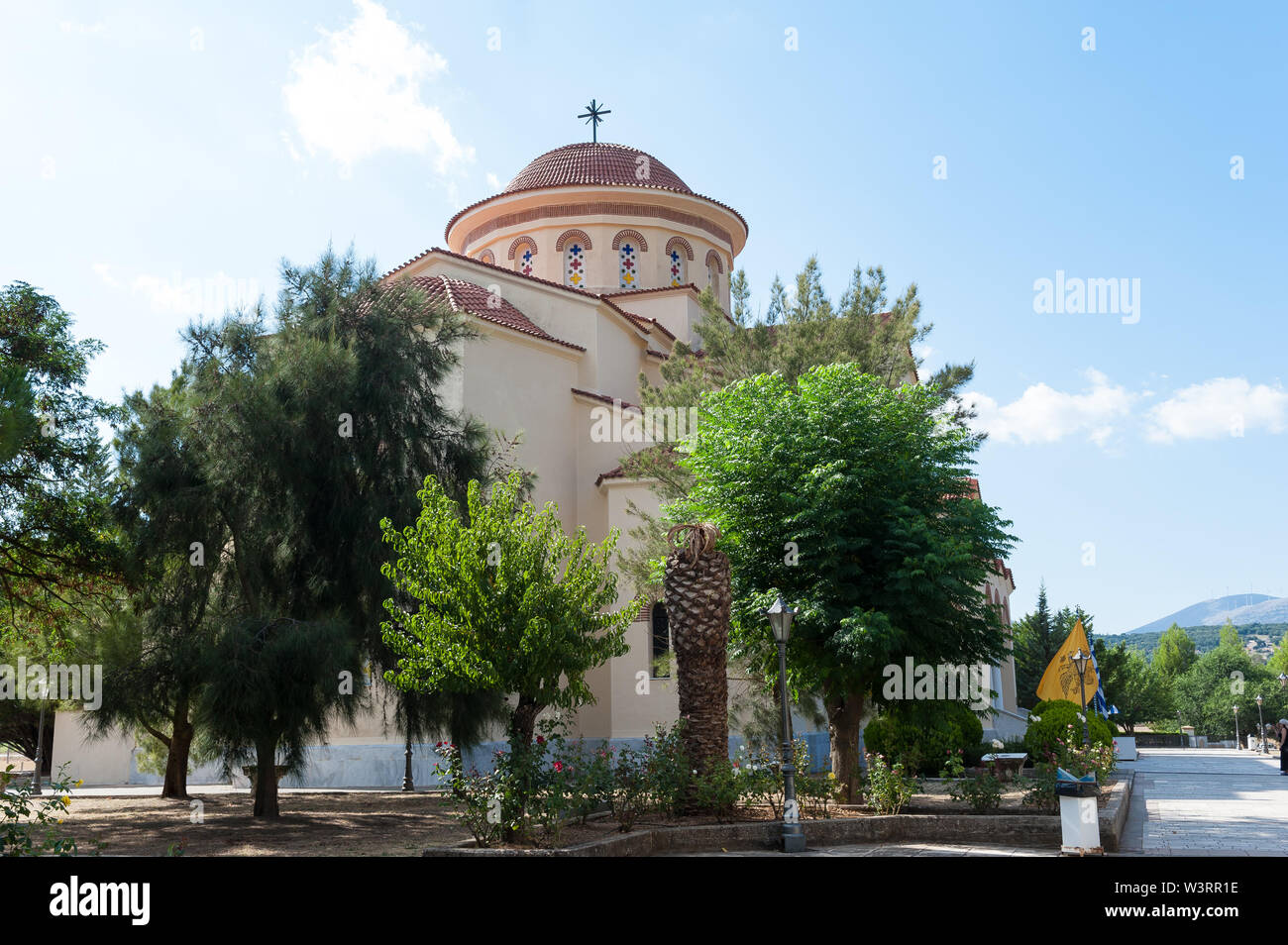 Monastery of Agios Gerasimos, Kefalonia, Ionian Islands, Greece, Europe ...