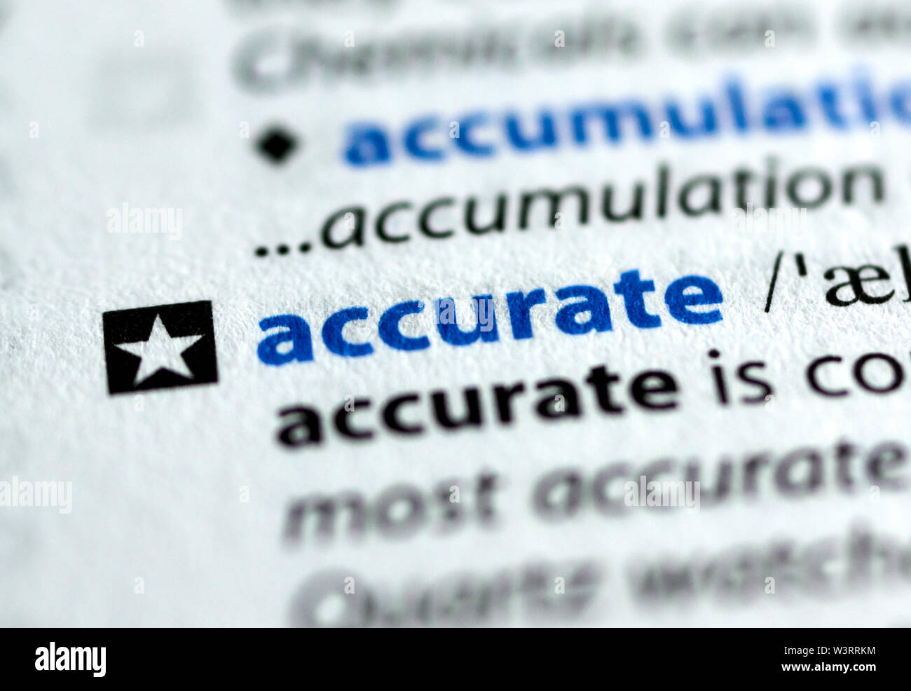 Word accurate hi-res stock photography and images - Alamy