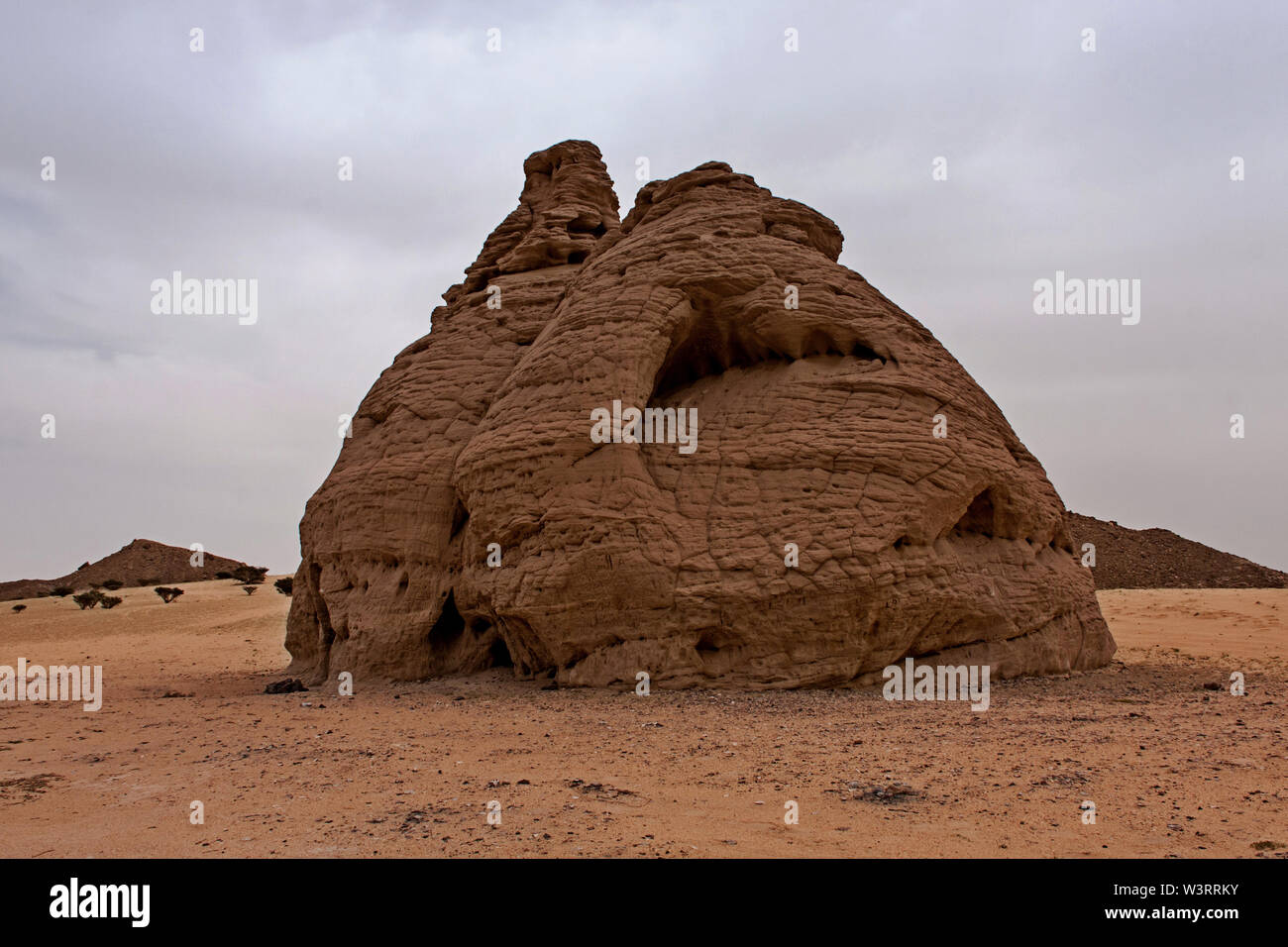 The Cathedral Stone, an isolated natural sandstone formation and ...