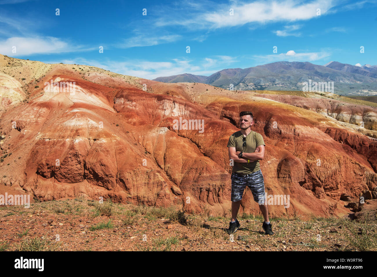 Valley of Mars landscapes Stock Photo - Alamy