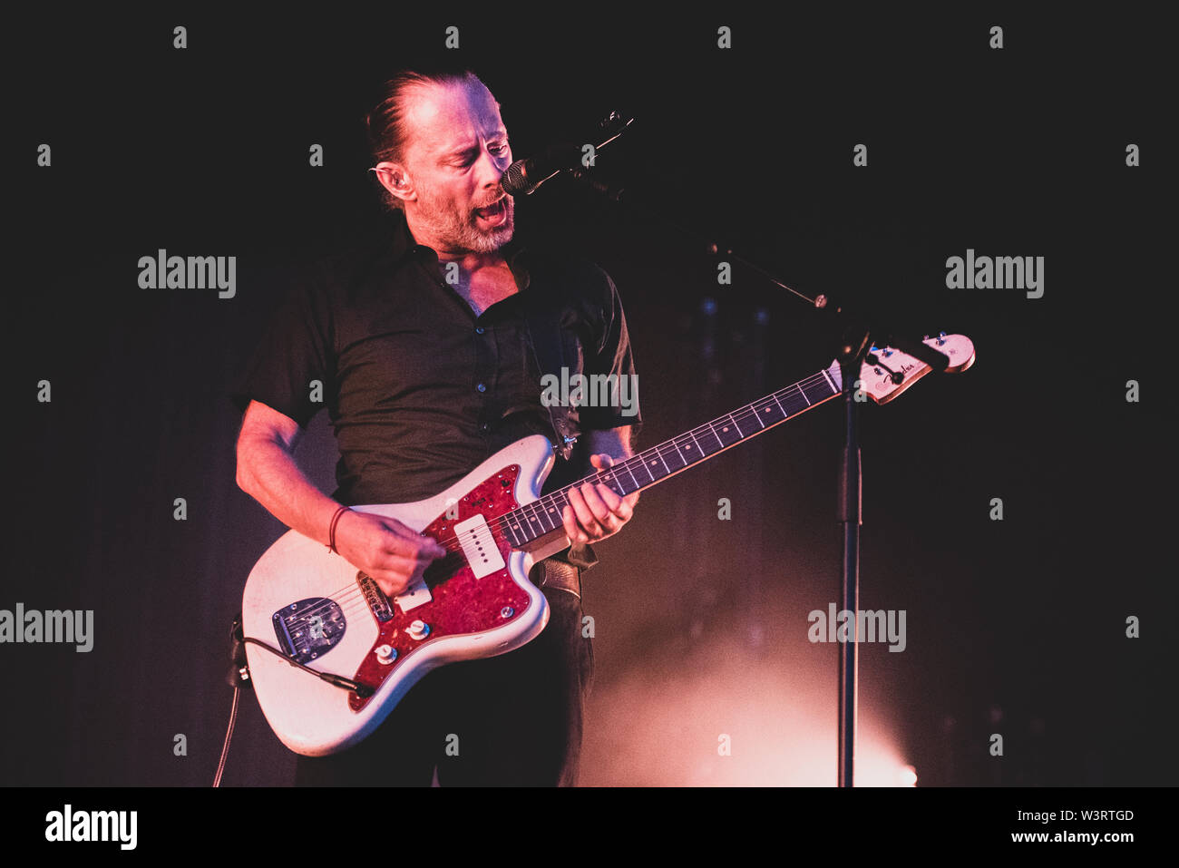 The British singer-songwriter Thom Yorke performs live during the ...