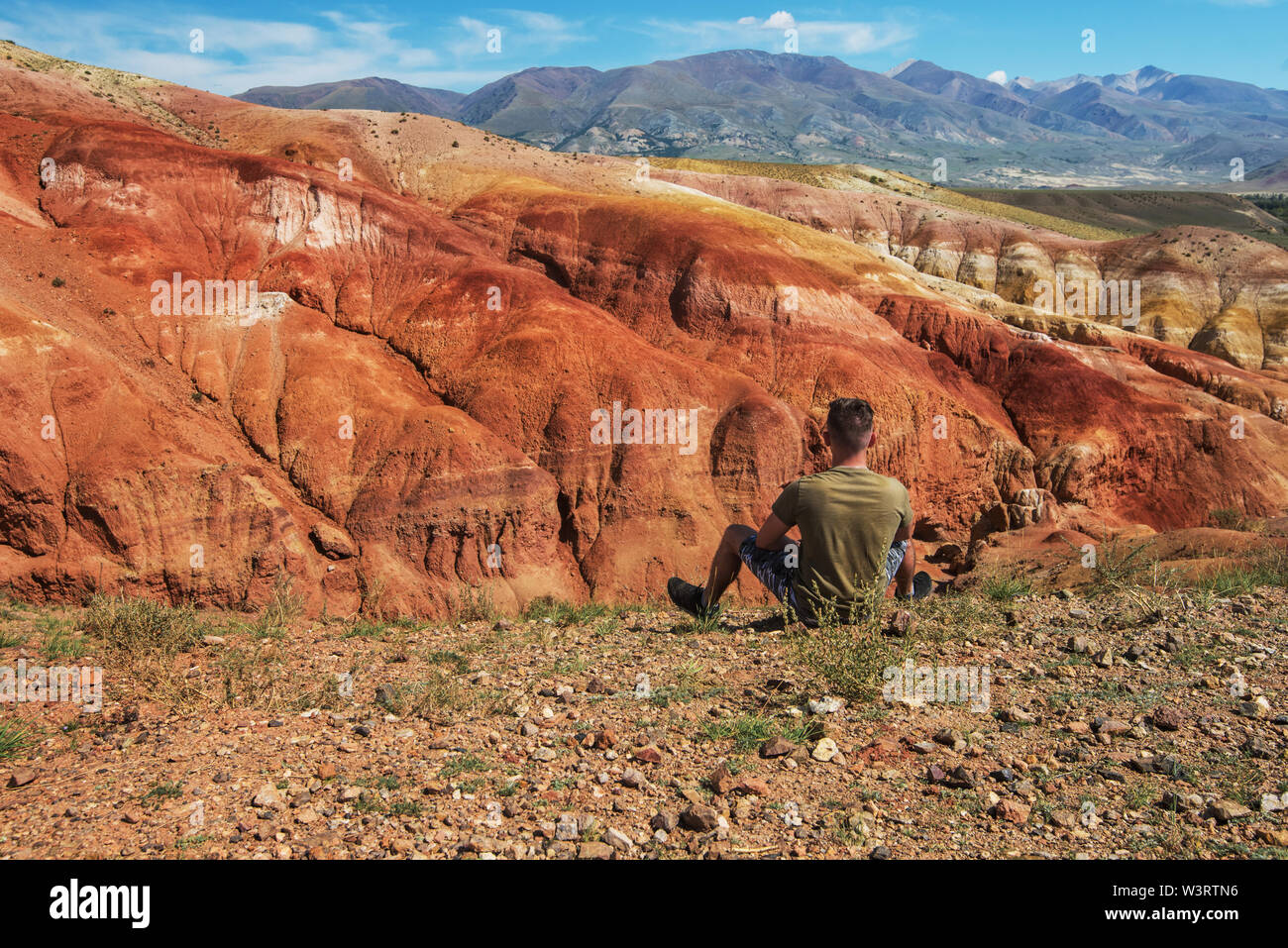 Valley of Mars landscapes Stock Photo - Alamy