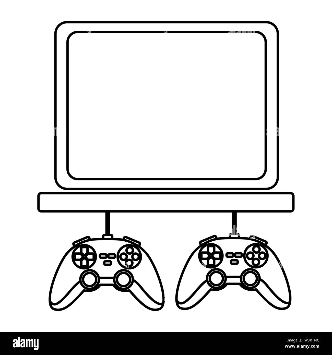 Cartoon Video Game Console