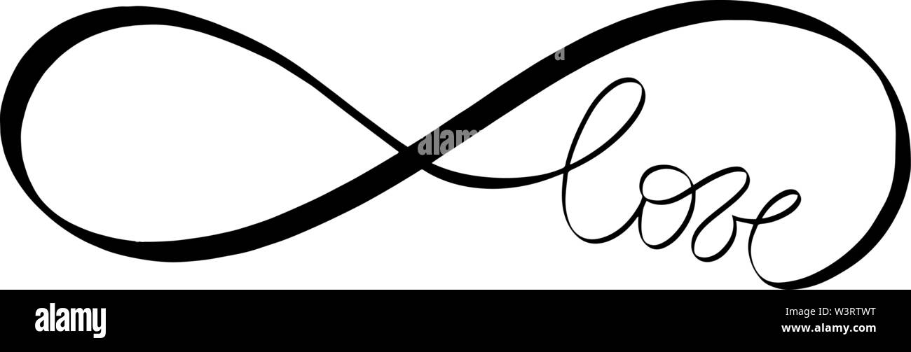 Endless Love Concept Infinity Symbol High Resolution Stock Photography ...