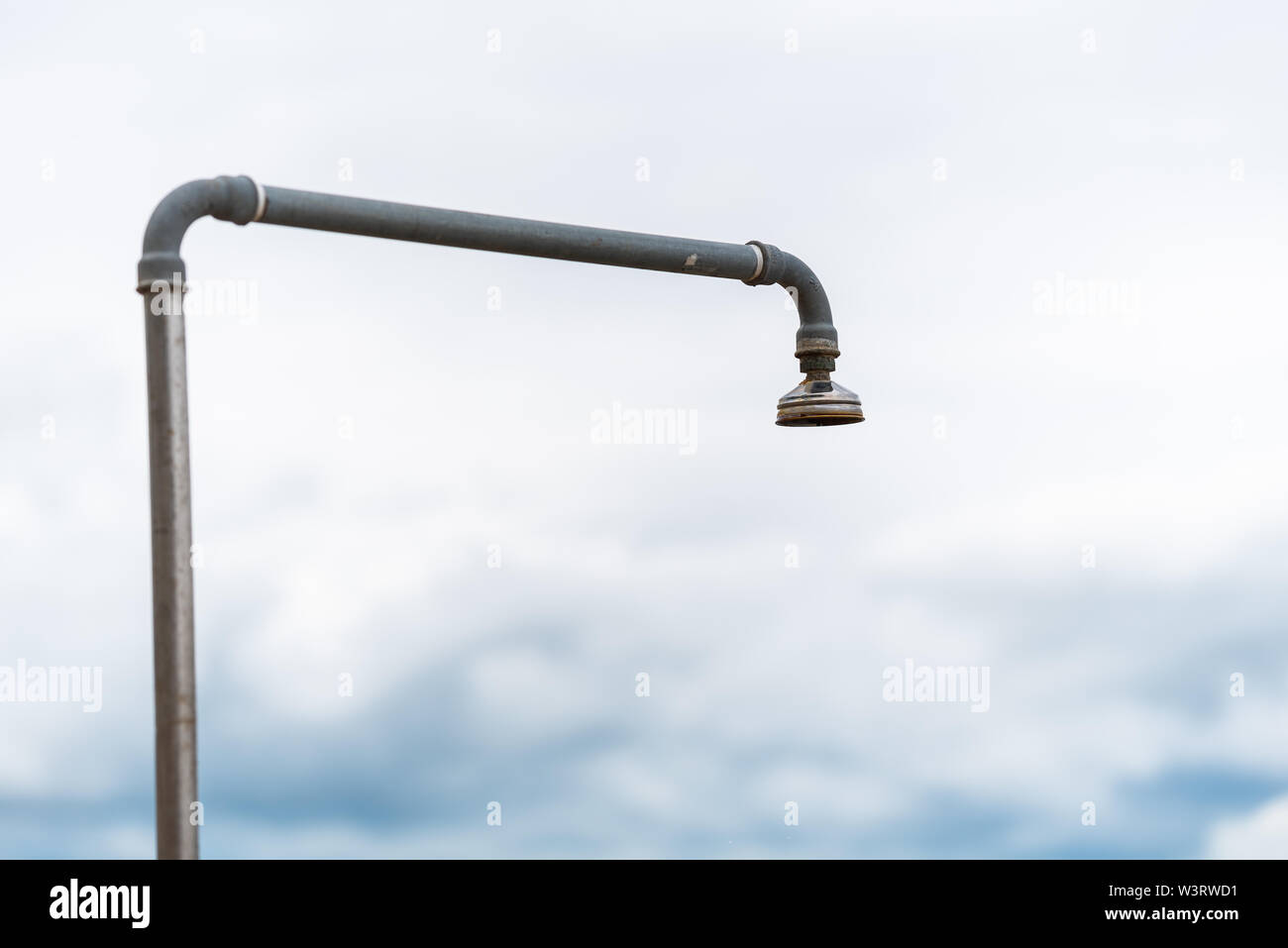 for the swimmers on the beach is a shower ready Stock Photo - Alamy