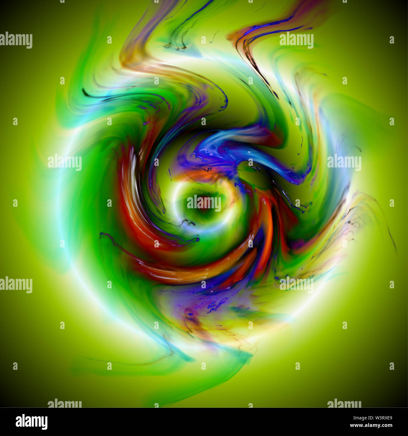 Digital art, abstract 3D objects with soft lighting, Germany Stock ...