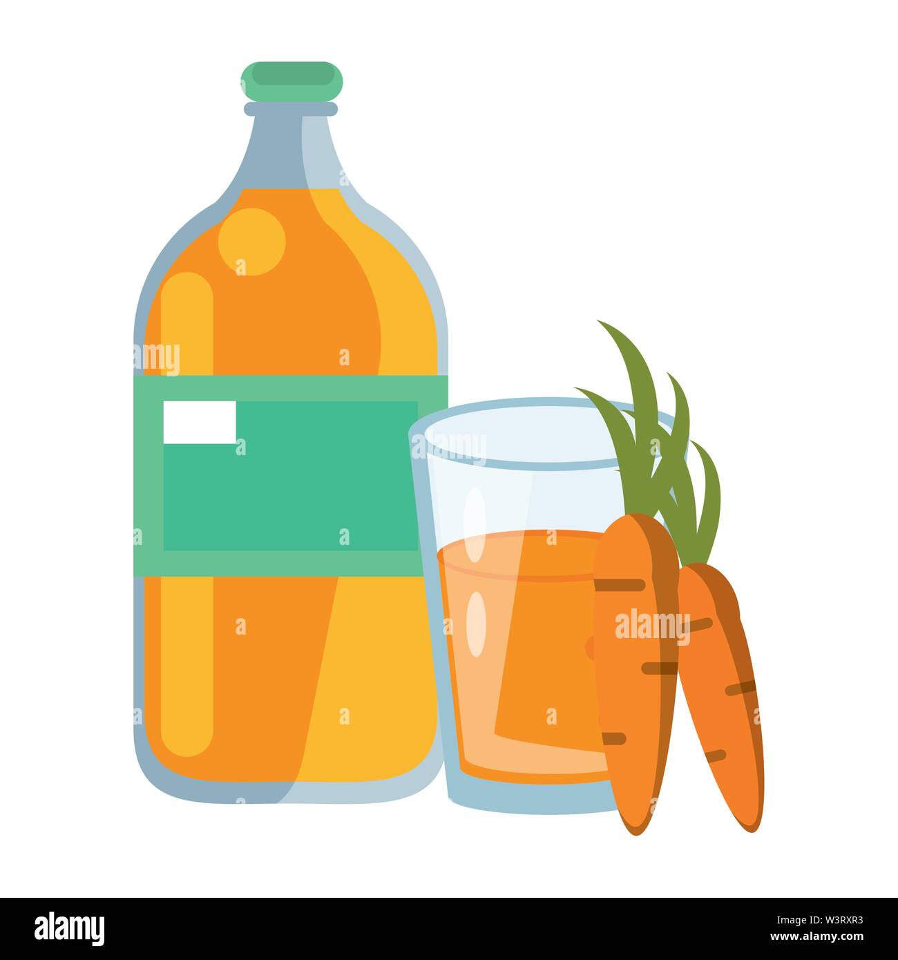 healthy drink juice nature cartoon Stock Vector Image & Art - Alamy