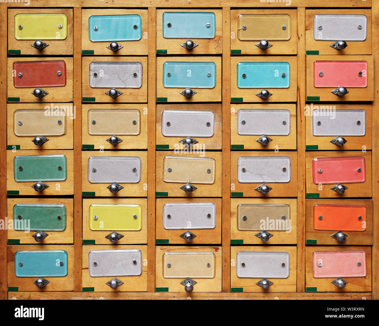 Backgrounds and textures: vintage wooden cabinet with drawers with ...