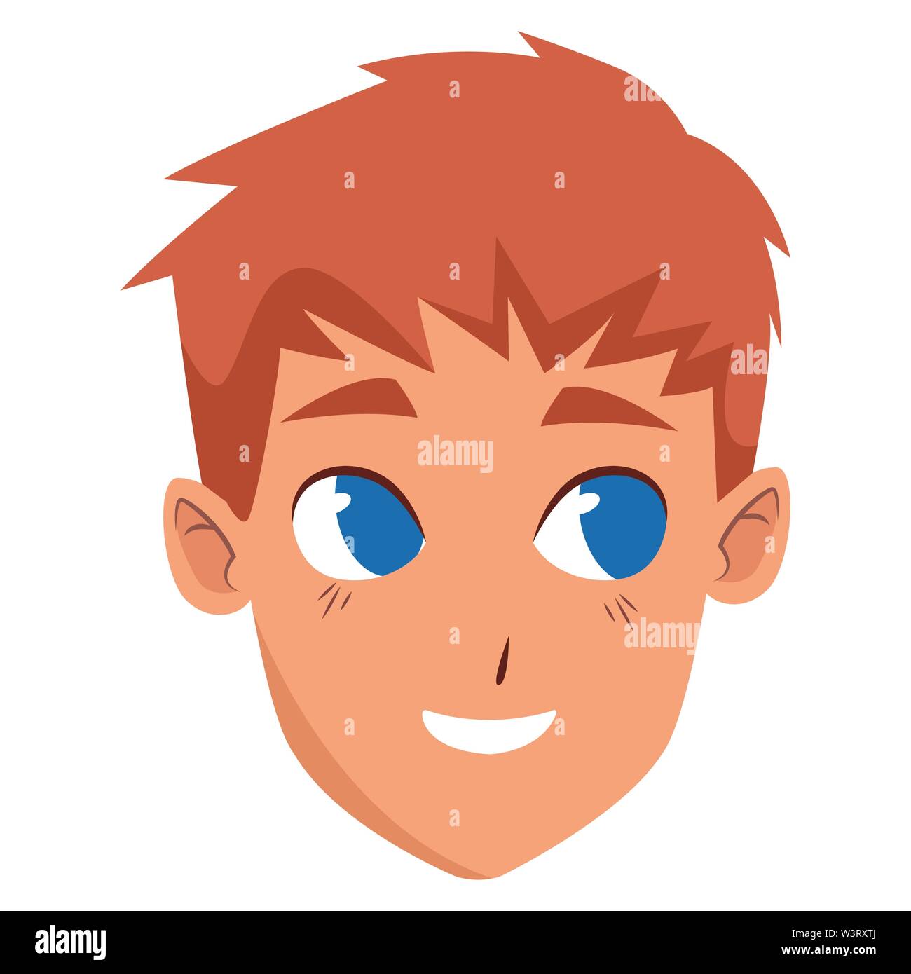Young man face smiling cartoon isolated Stock Vector Image & Art - Alamy Young man face smiling cartoon isolated Stock Vector Image & Art - Alamy