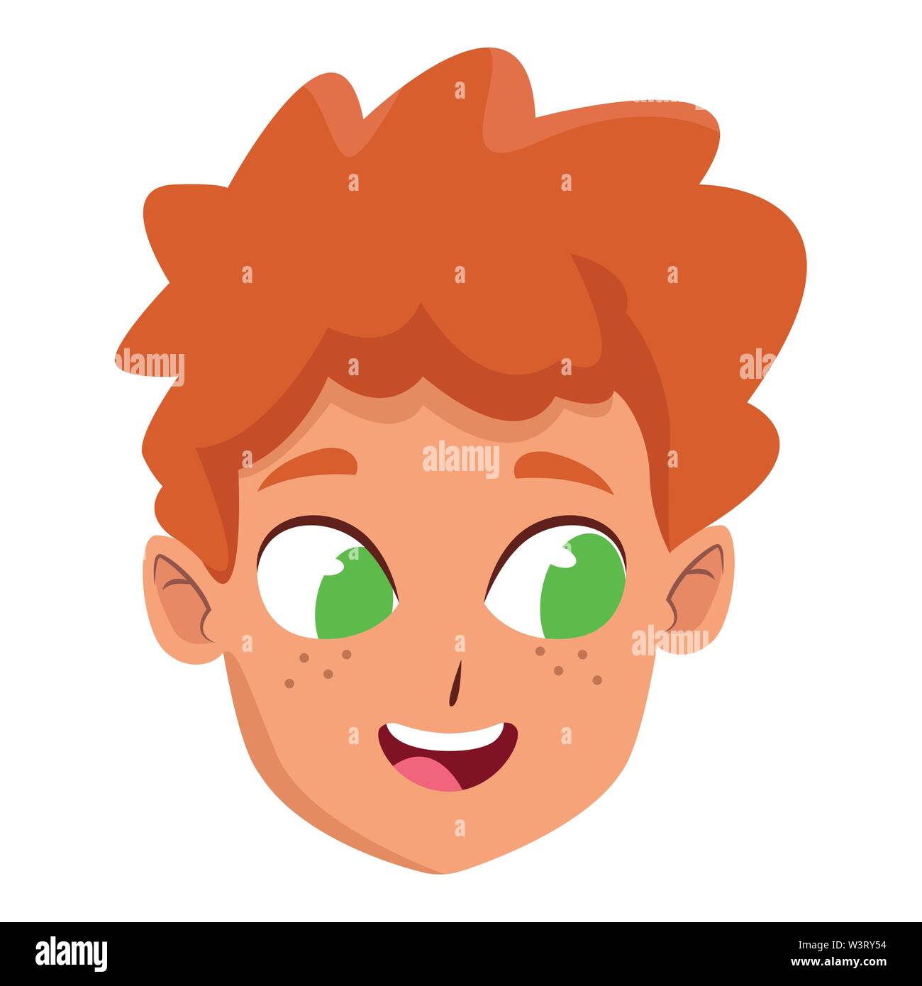 adorable cute young boy cartoon Stock Vector Image & Art - Alamy