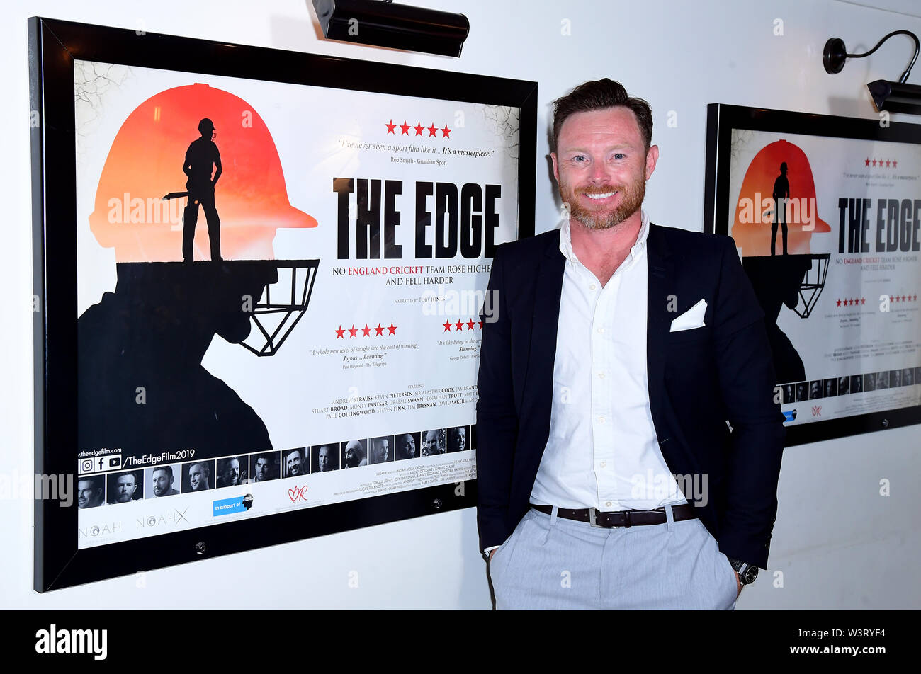 Ian Bell attending the world premiere of The Edge at Picturehouse ...