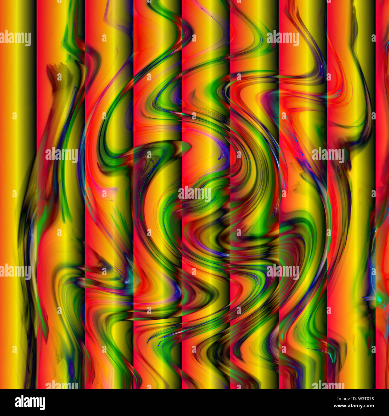 Digital art, abstract 3D objects with soft lighting, Germany Stock ...