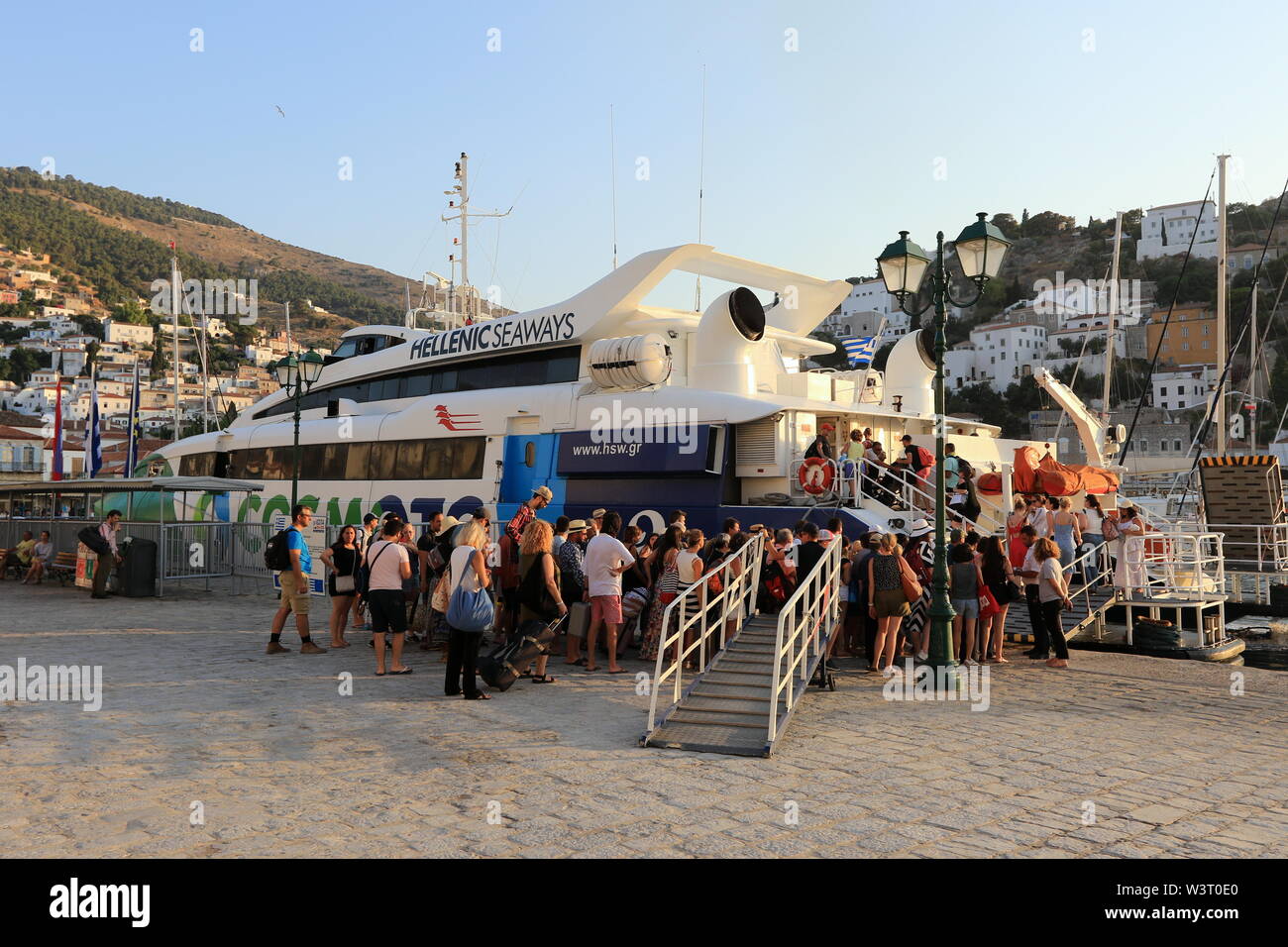 Greek island hydrofoil hi-res stock photography and images - Alamy
