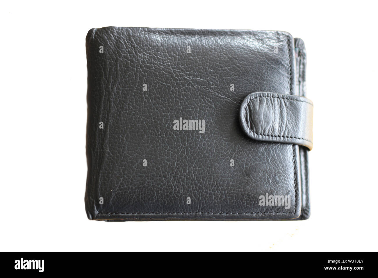 The photo of a black isolated wallet for men or women Stock Photo - Alamy