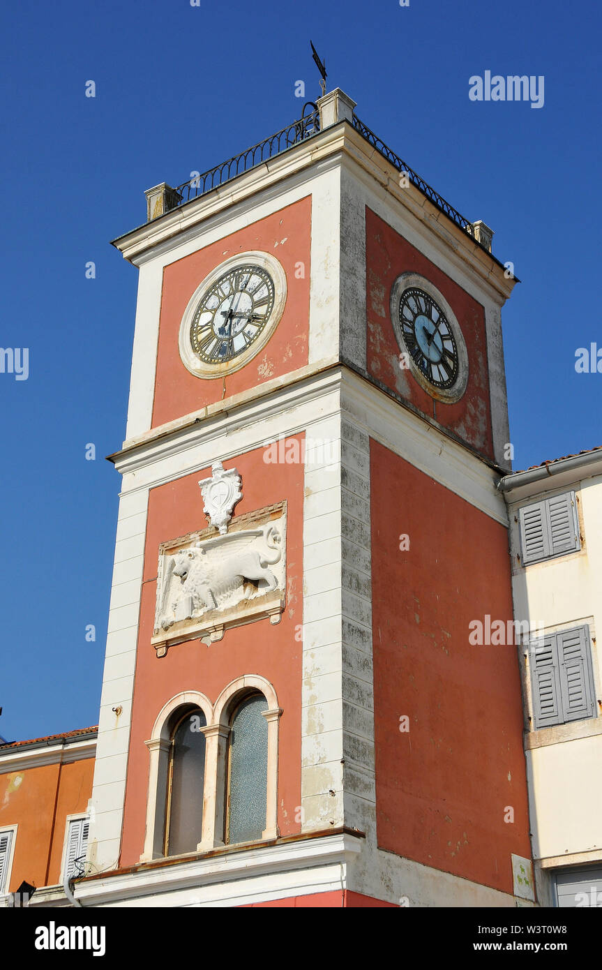 Rovinj clock tower hi-res stock photography and images - Alamy