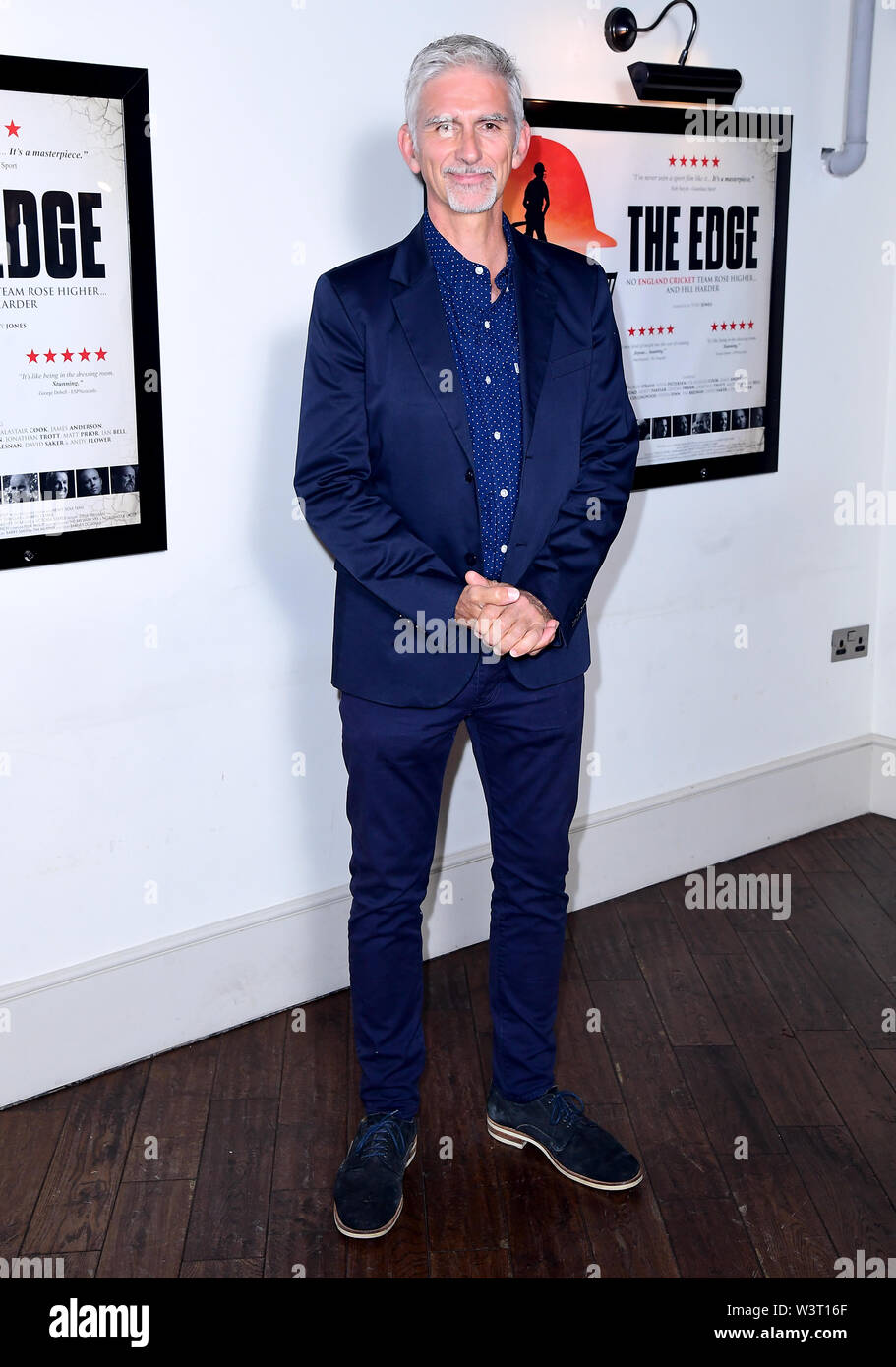 Damon Hill attending the world premiere of The Edge at Picturehouse ...