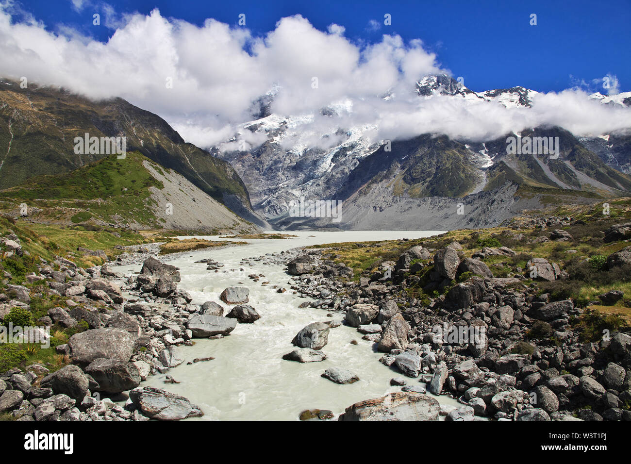 National park Mount Cook, New Zealand Stock Photo - Alamy
