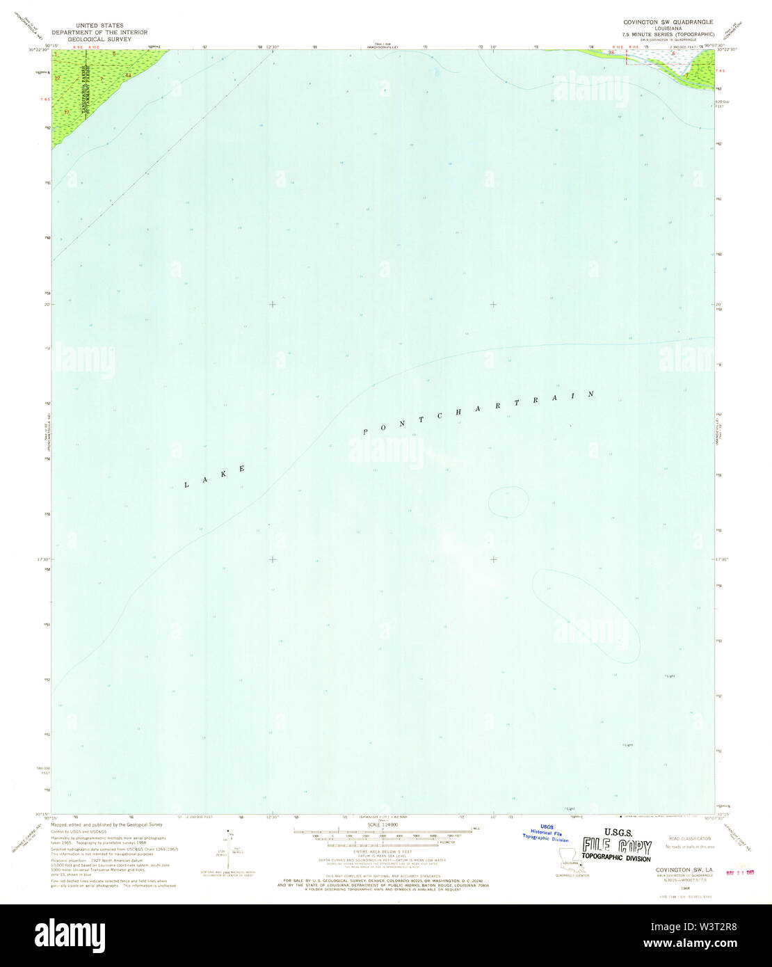 Map of covington louisiana hi-res stock photography and images - Alamy