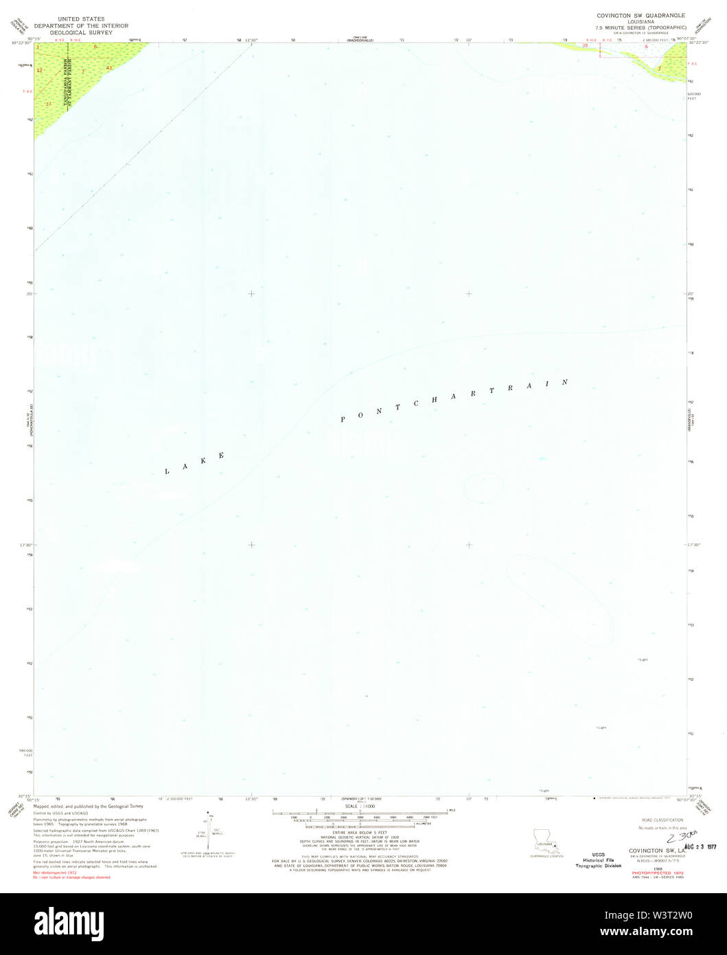 Map of covington louisiana hi-res stock photography and images - Alamy