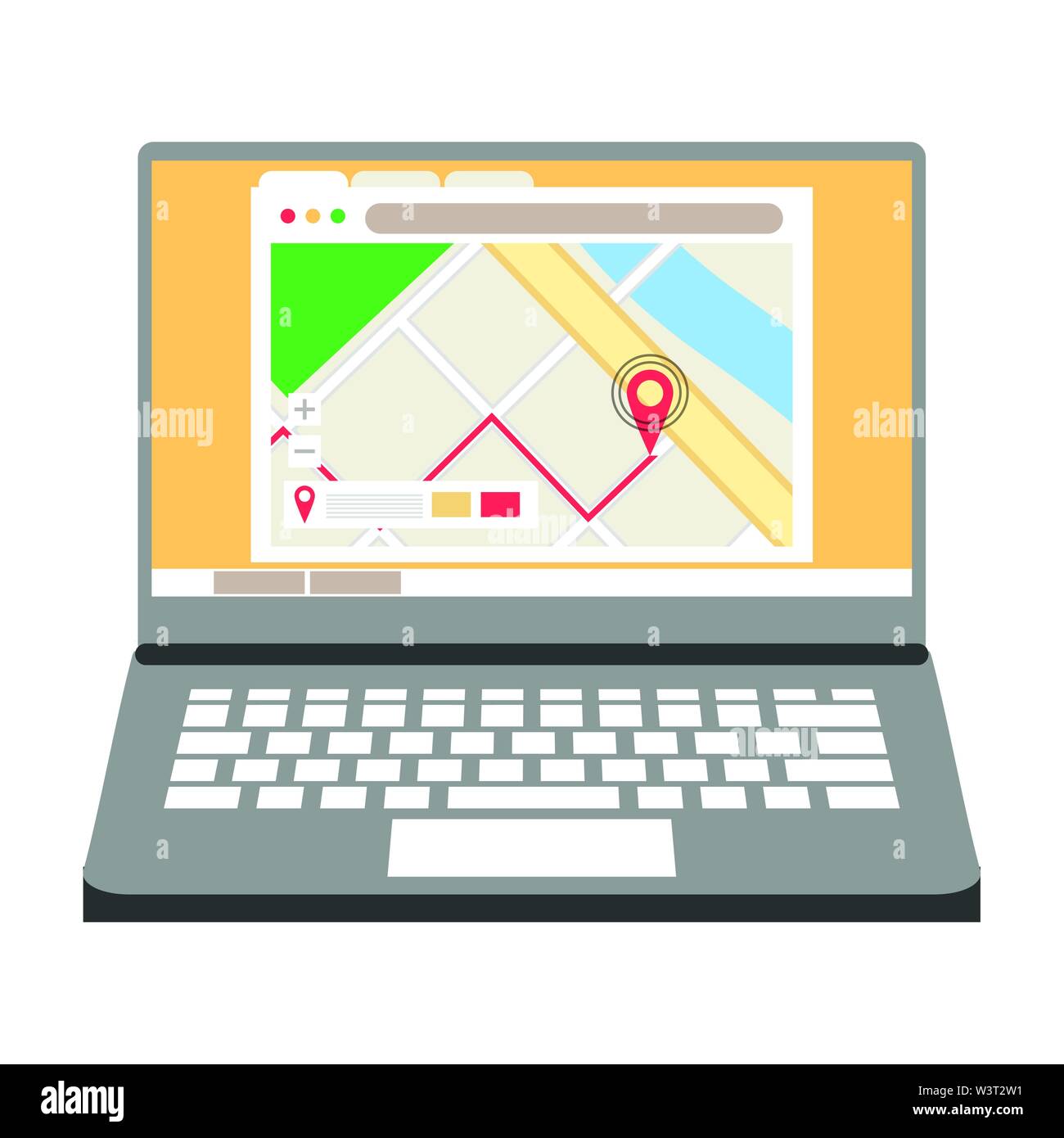 laptop technology hardware cartoon Stock Vector Image & Art - Alamy