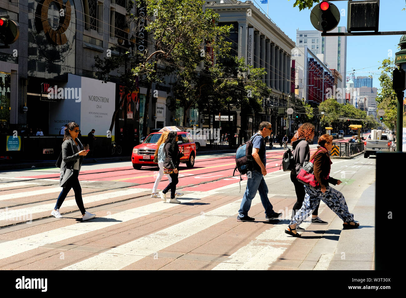 Walking Across Street High Resolution Stock Photography and Images - Alamy