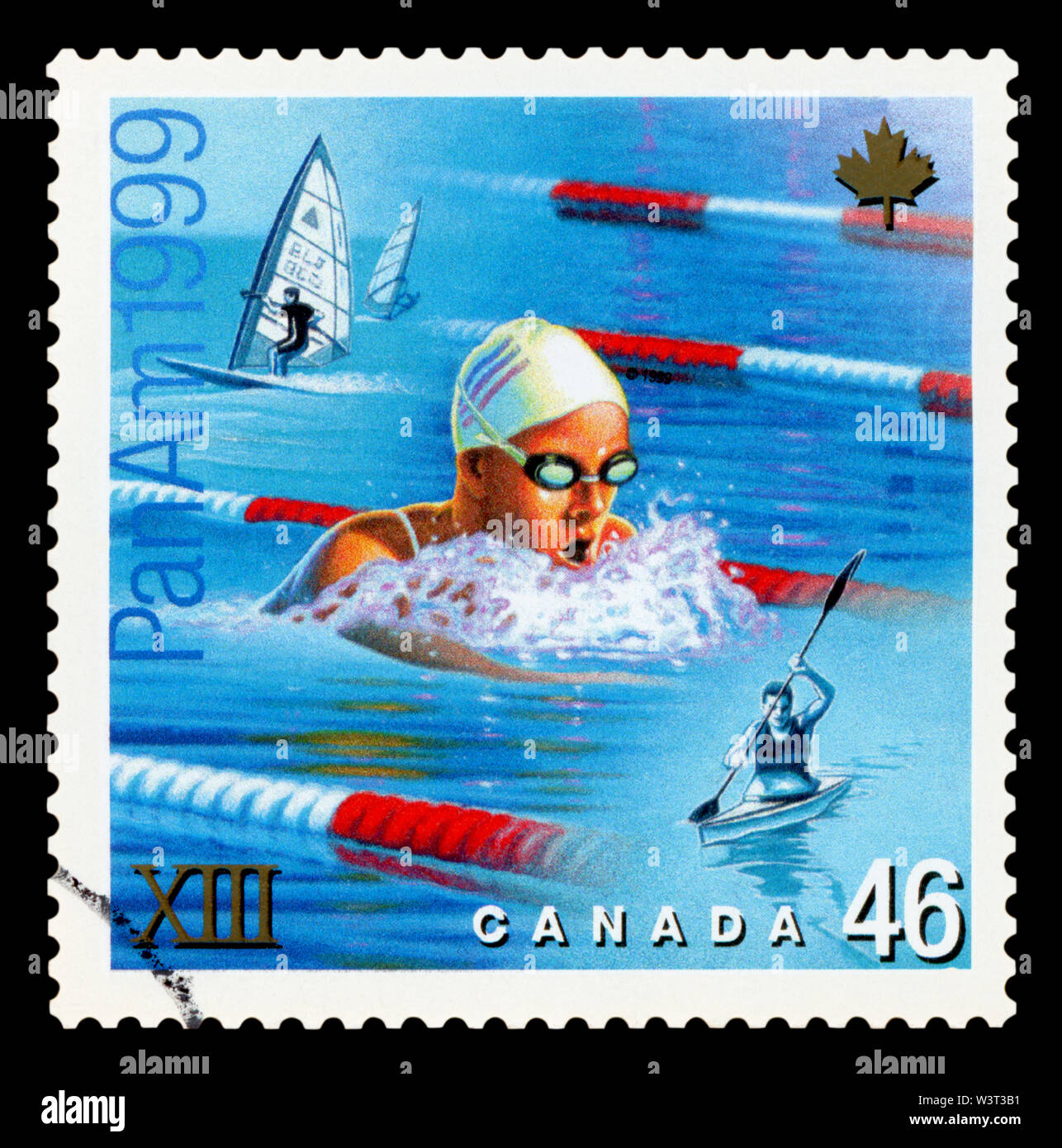 CANADA - CIRCA 1999: stamp printed by Canada, shows summer, circa 1999 ...